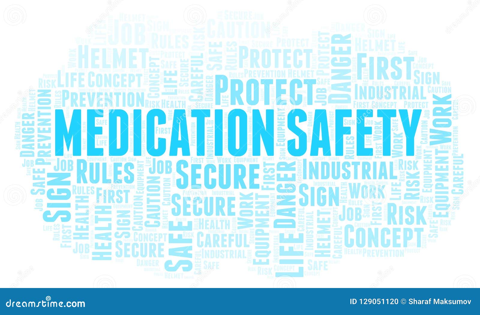 Medication Safety Word Cloud. Stock Photo | CartoonDealer.com #129051120
