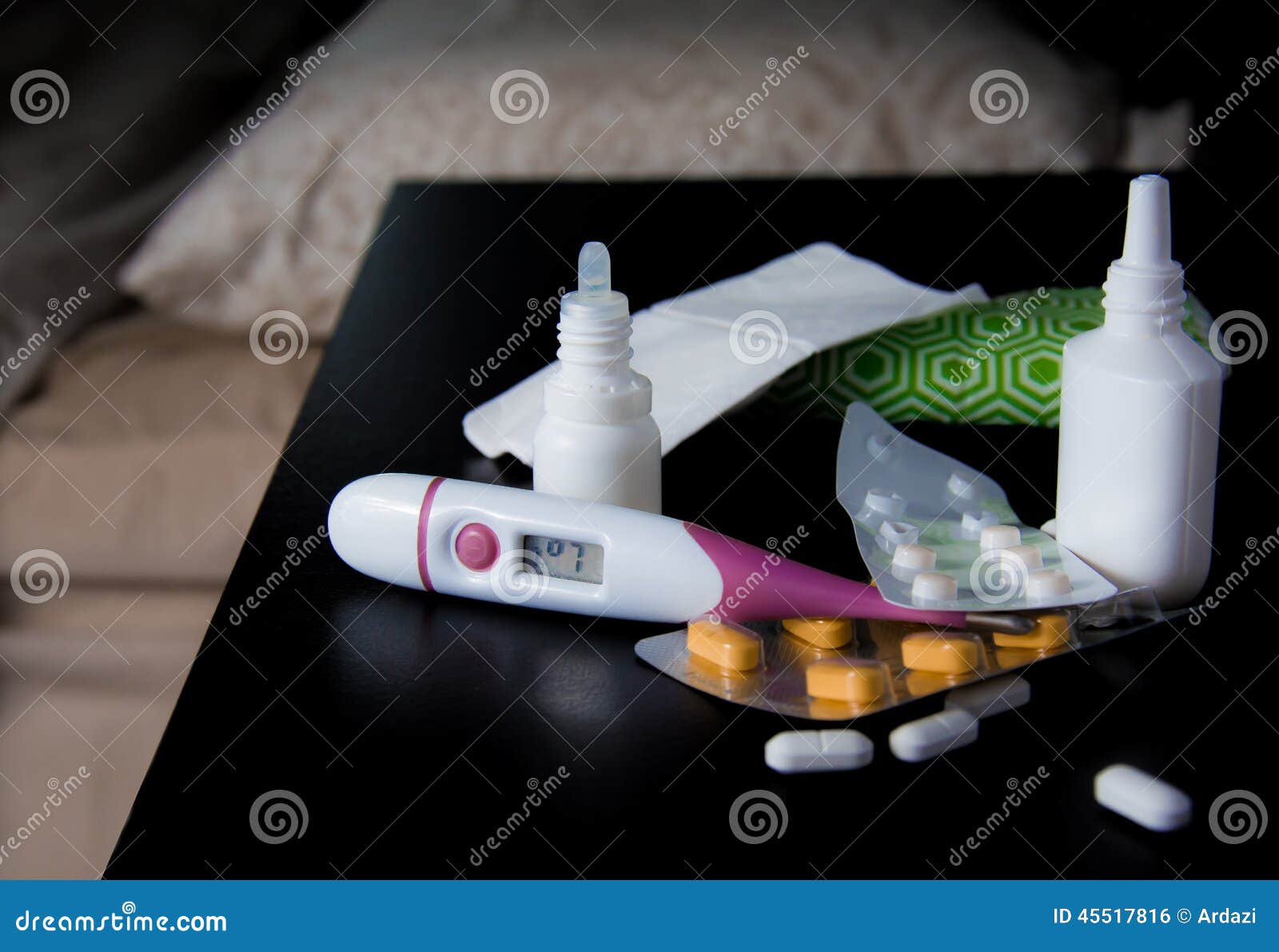 Medication stock photo. Image of nasal, spray, fall, sick - 45517816