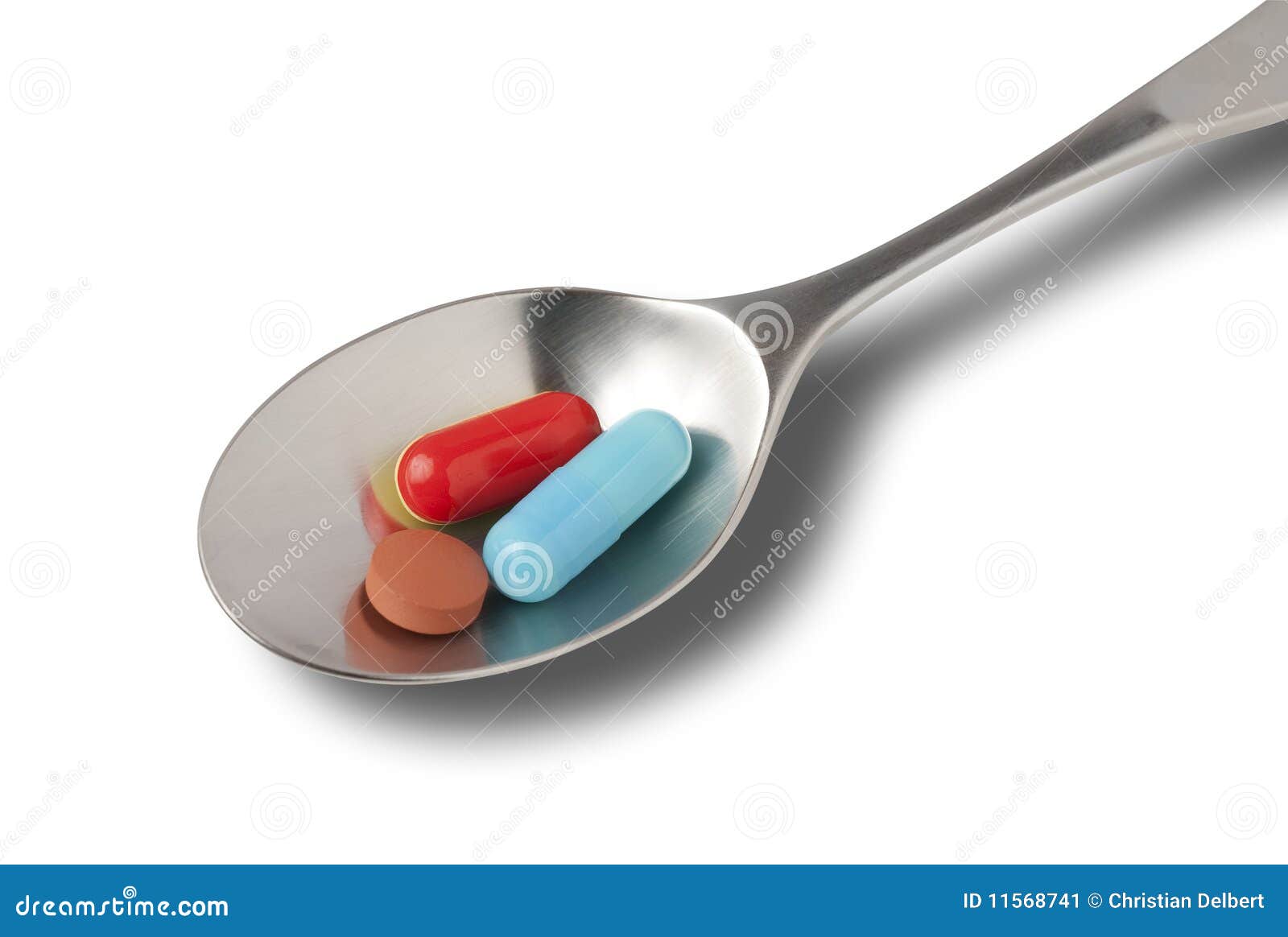 Medication spoon,isolated stock image. Image of sick - 11568741