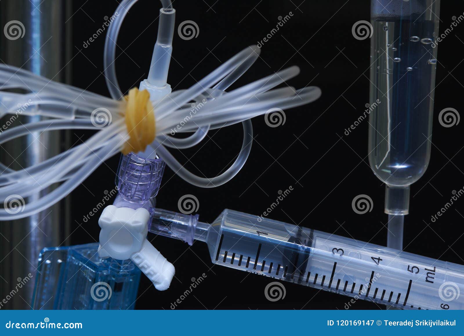 Medication in Syringe in Operating Room Stock Image - Image of object ...