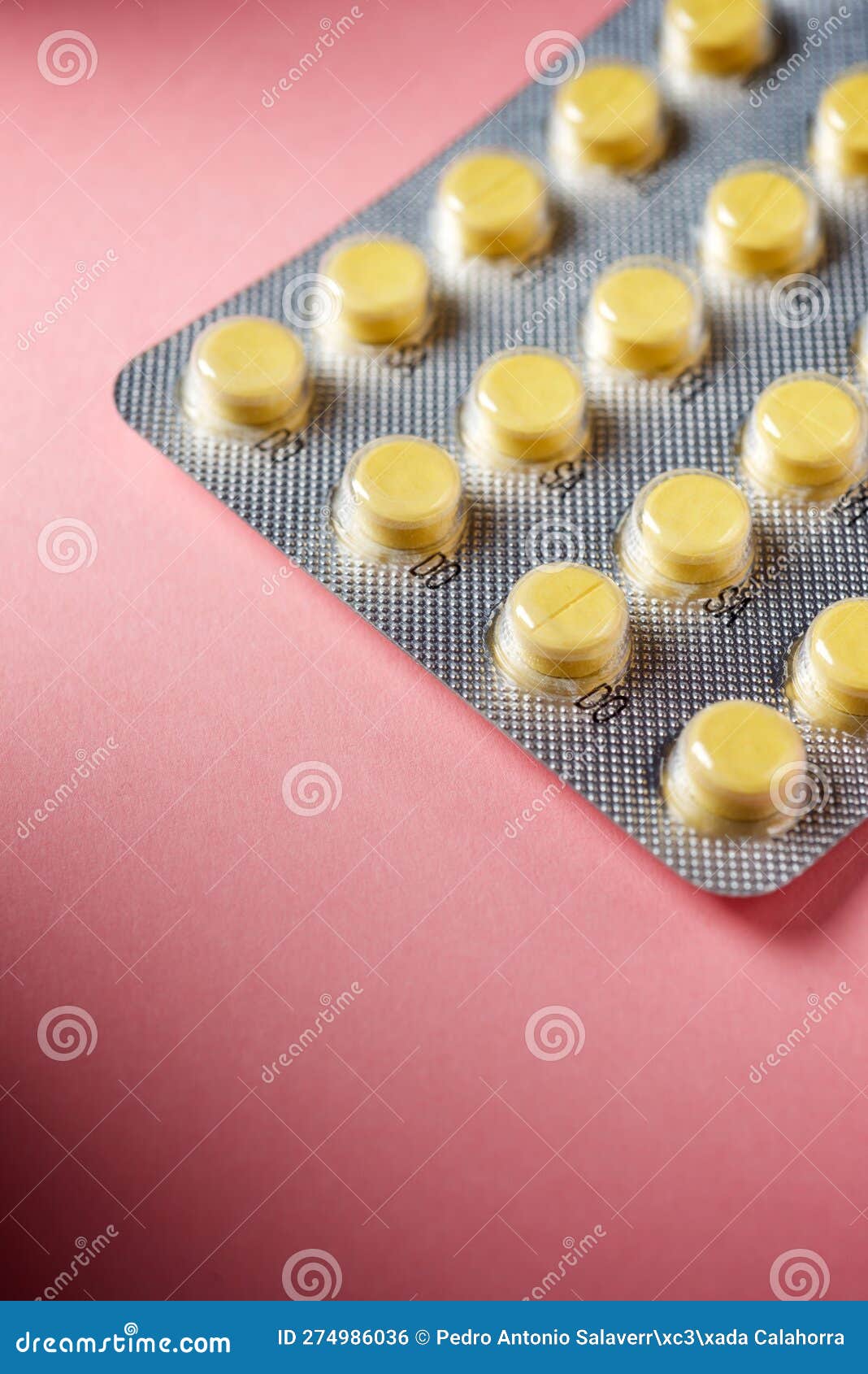 Medication Tablets Packed In Blister Packs On A Table Royalty-Free ...