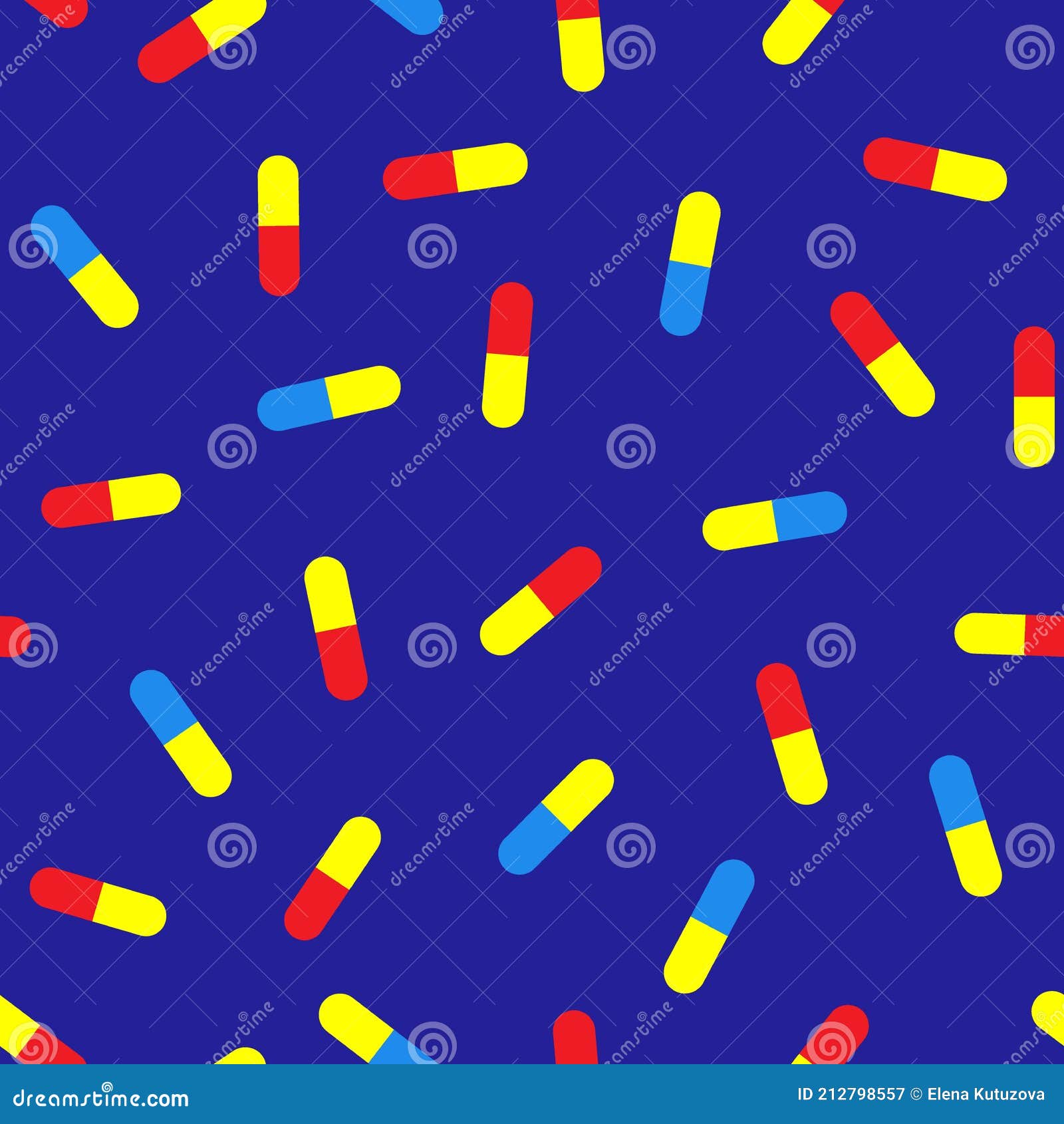 Medications Seamless Pattern. Pharmaceutical Product. Dosage Forms ...