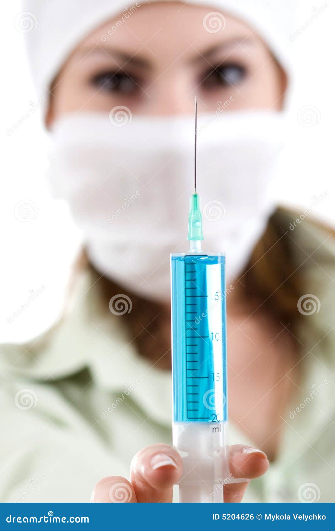 Medician with injection stock photo. Image of medicine - 5204626