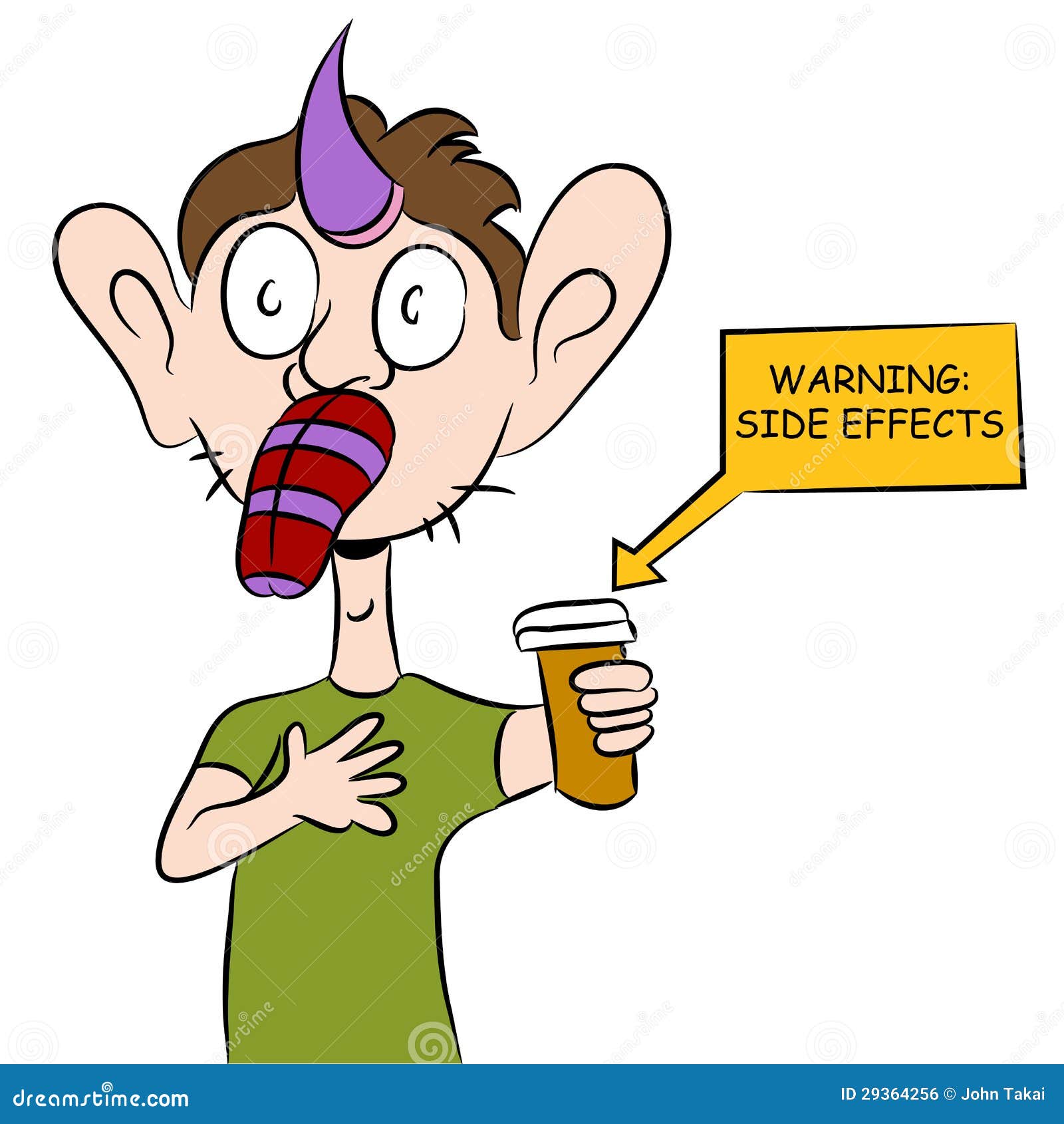 Medicijn Bijwerkingen vector illustratie. Illustration of illustratie ...
