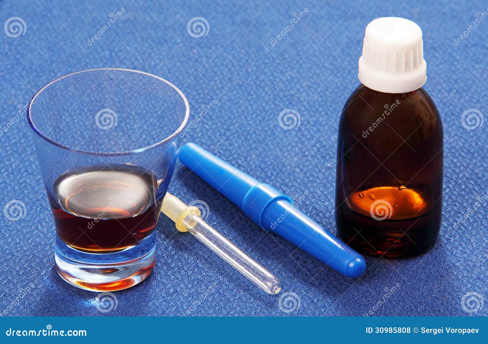 Medicinal drops. stock photo. Image of instrument, test - 30985808