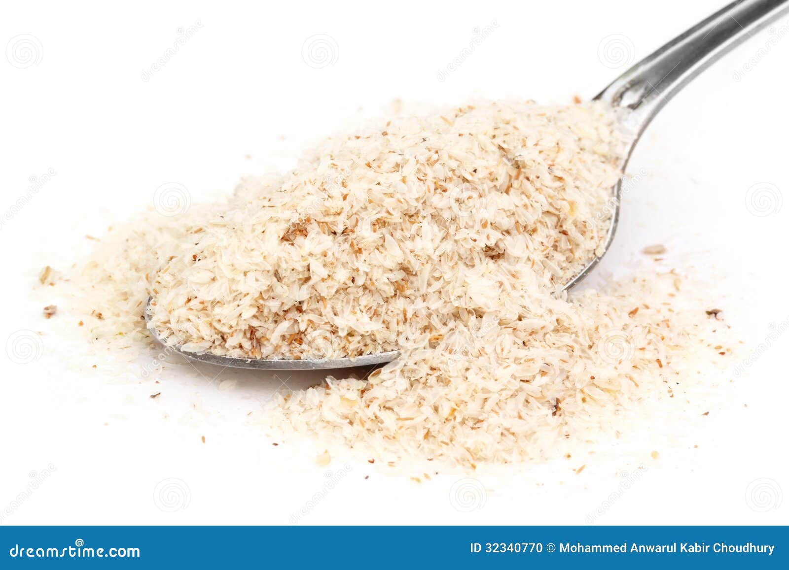 Medicinal Isabgol with a Spoon Stock Photo - Image of digestive ...