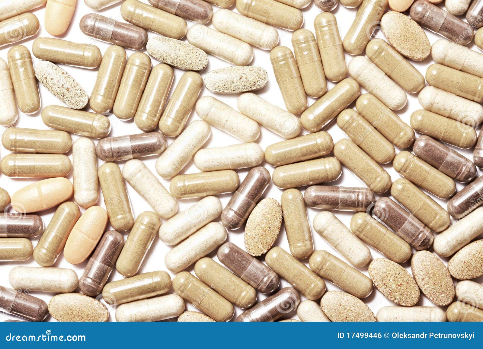Medicinal Pills Piled Up A Bunch Stock Photo - Image of dose, medicine ...