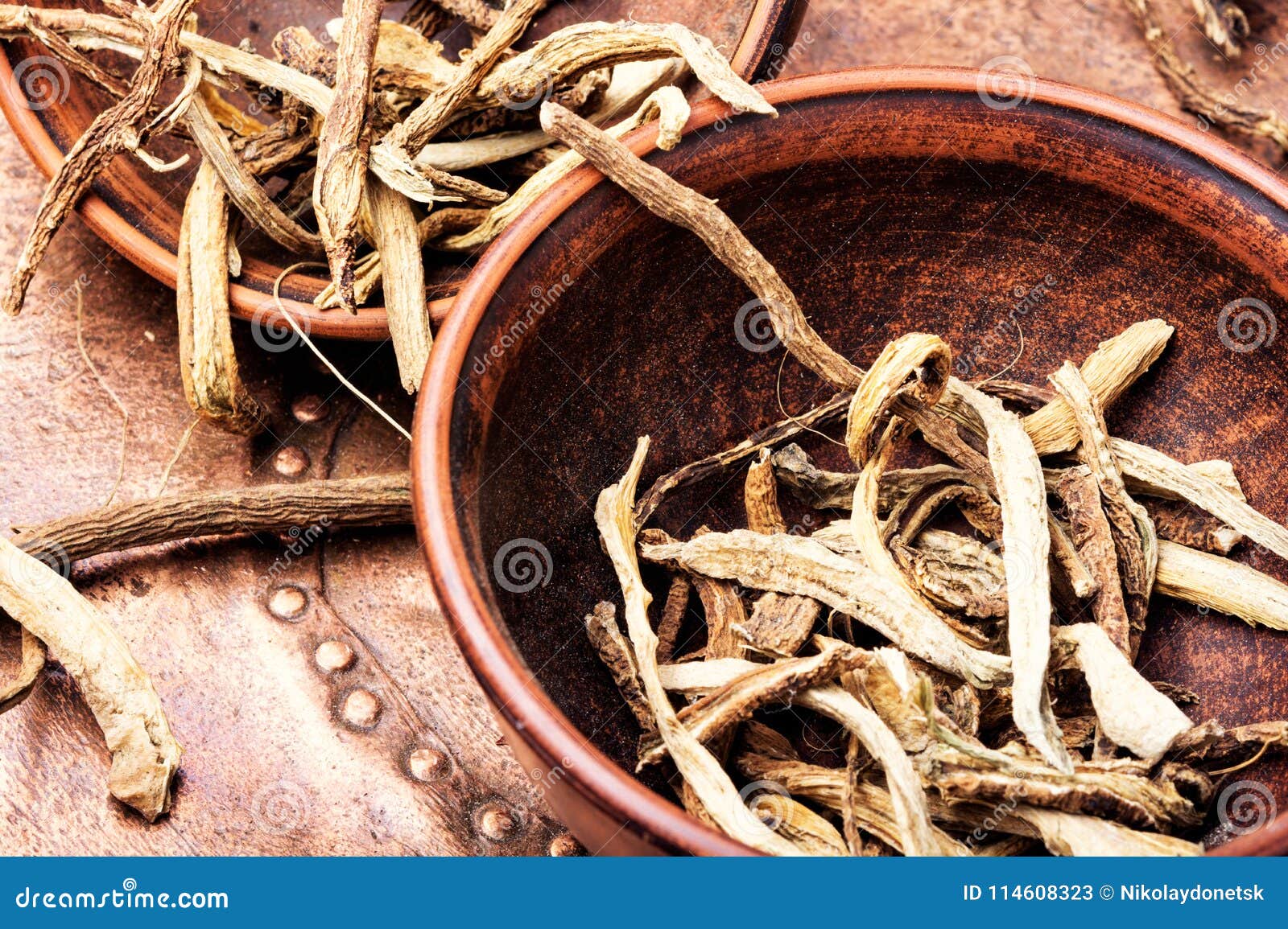 Medicinal root inula stock image. Image of medicinal - 114608323