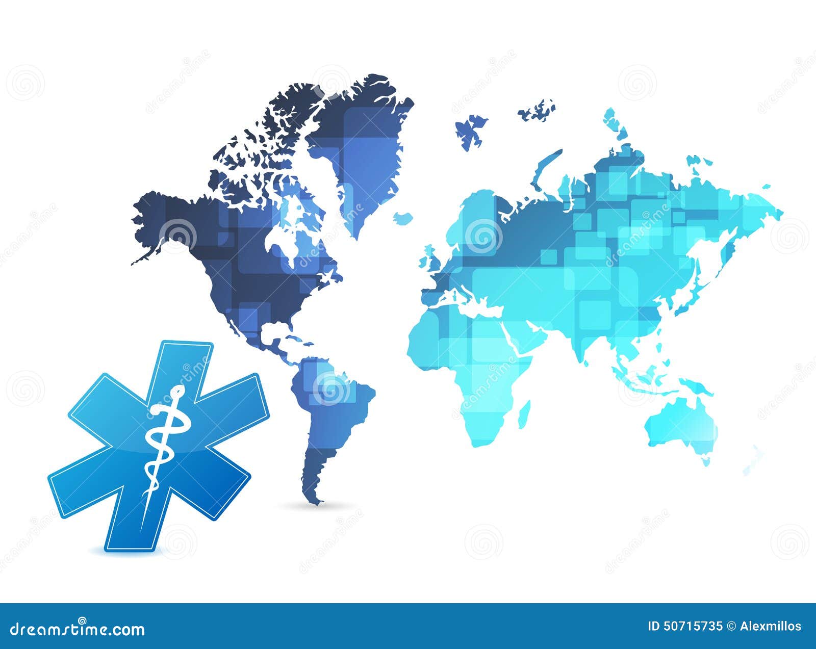 Medicine Around the World Illustration Stock Illustration ...