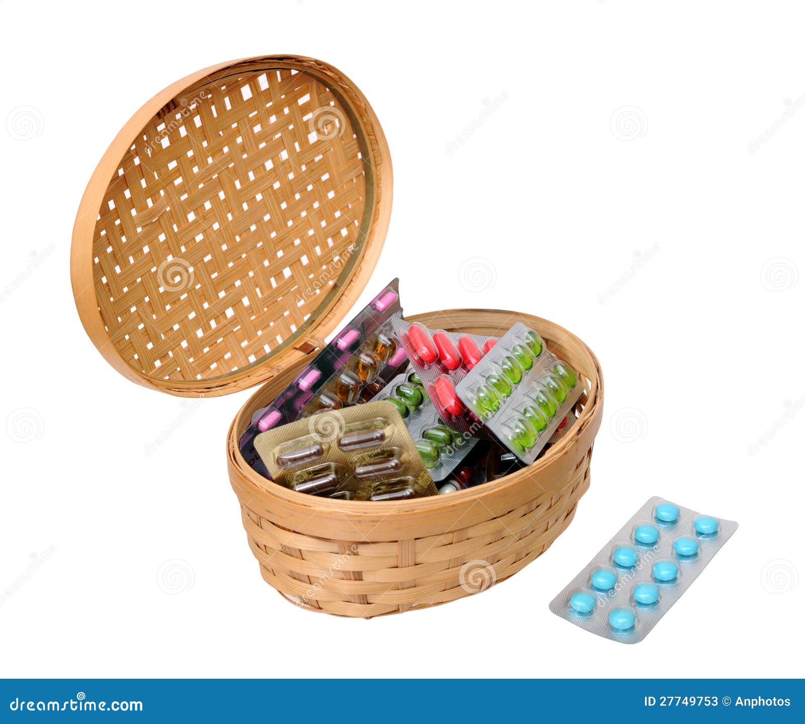 Medicine in basket stock image. Image of herbal, protection - 27749753