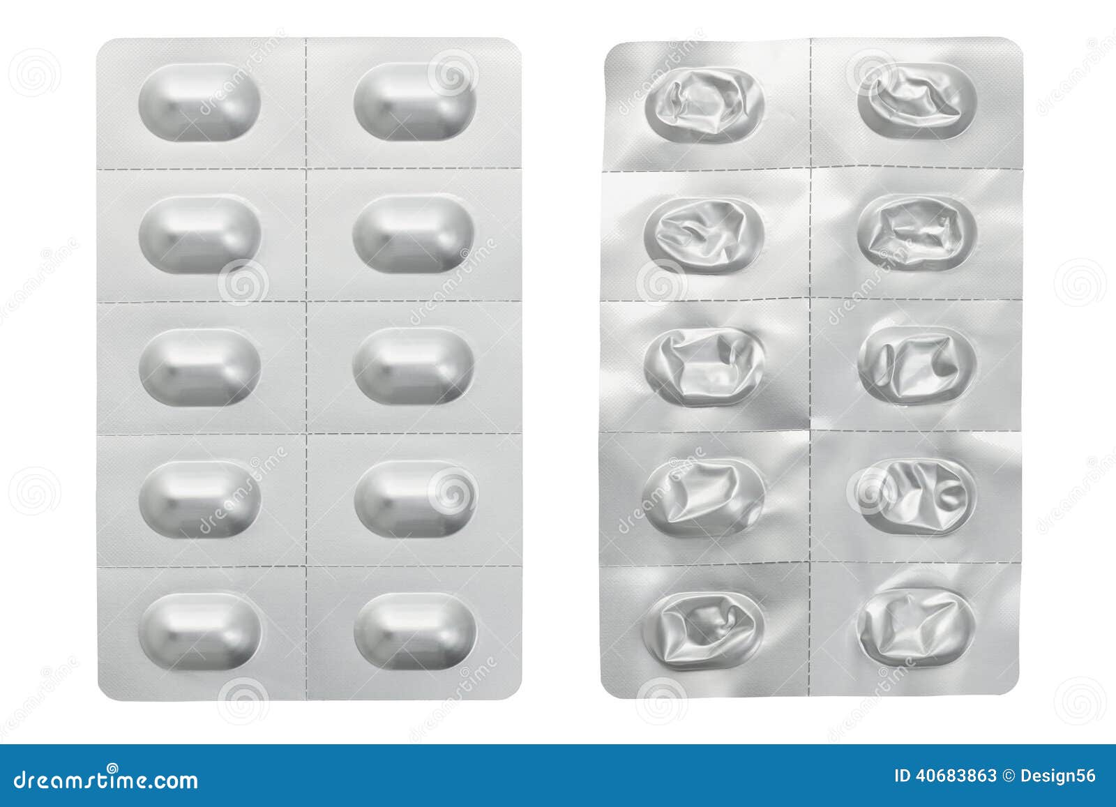 Medicine in Blister Pack stock image. Image of drug, painkiller - 40683863