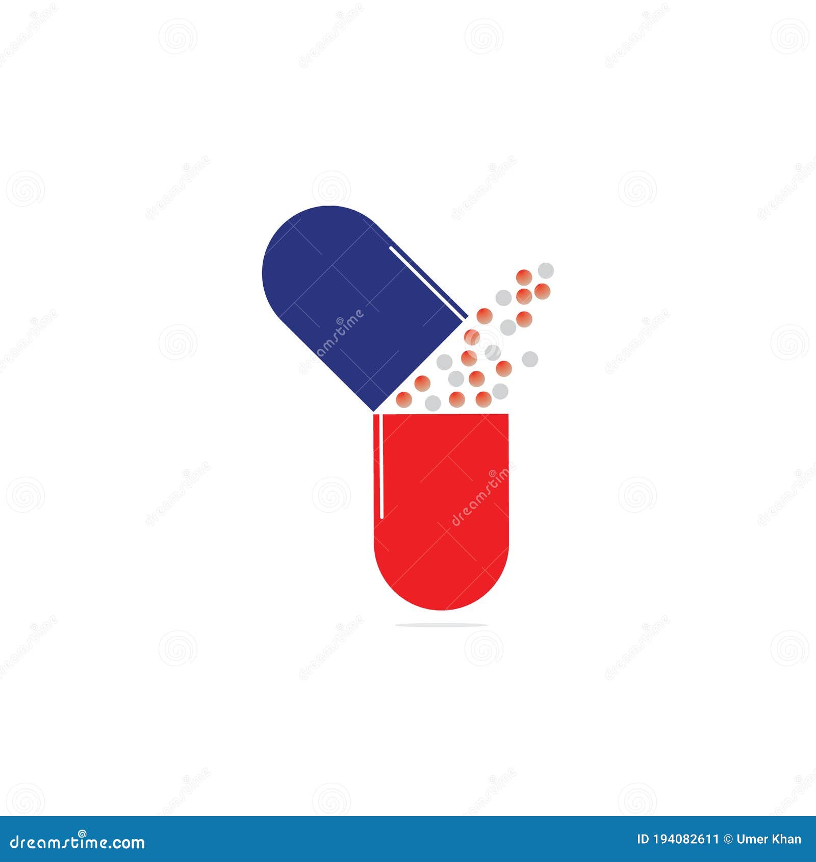 Medicine Capsule Logo Design Stock Vector - Illustration of media ...