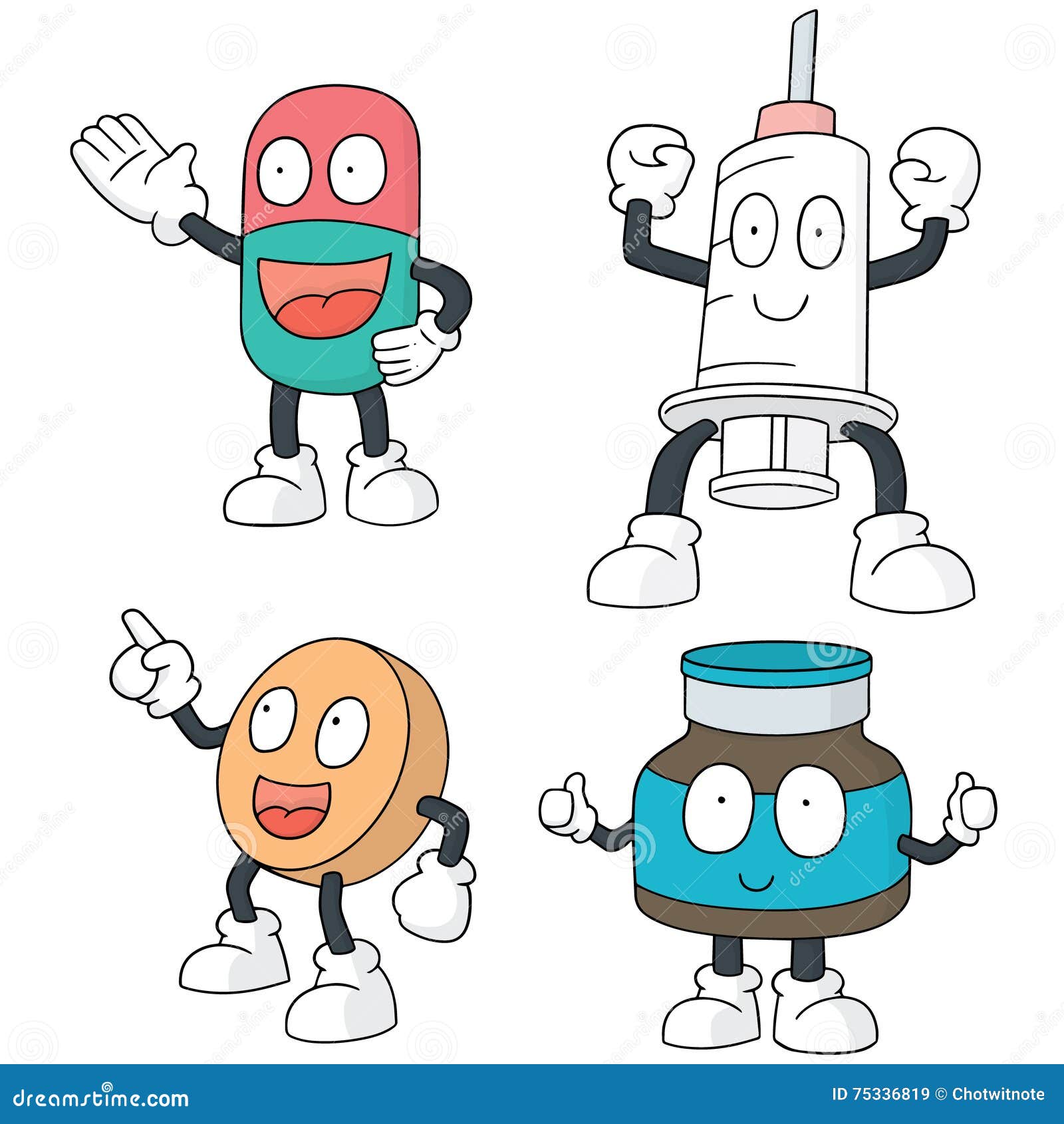 Medicine Cartoon Pill, Drug, Table, Antibiotics, Medication Dose ...