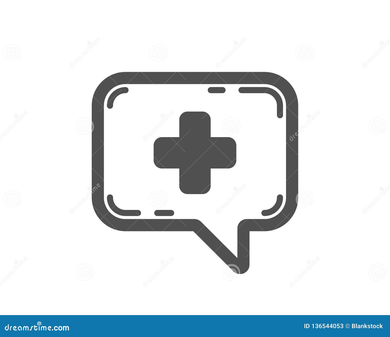 Medicine Chat Icon. Medical Help Sign. Vector Stock Vector ...