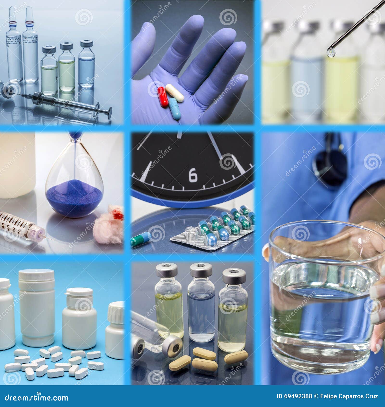 Medicine collage stock photo. Image of research, bottle - 69492388