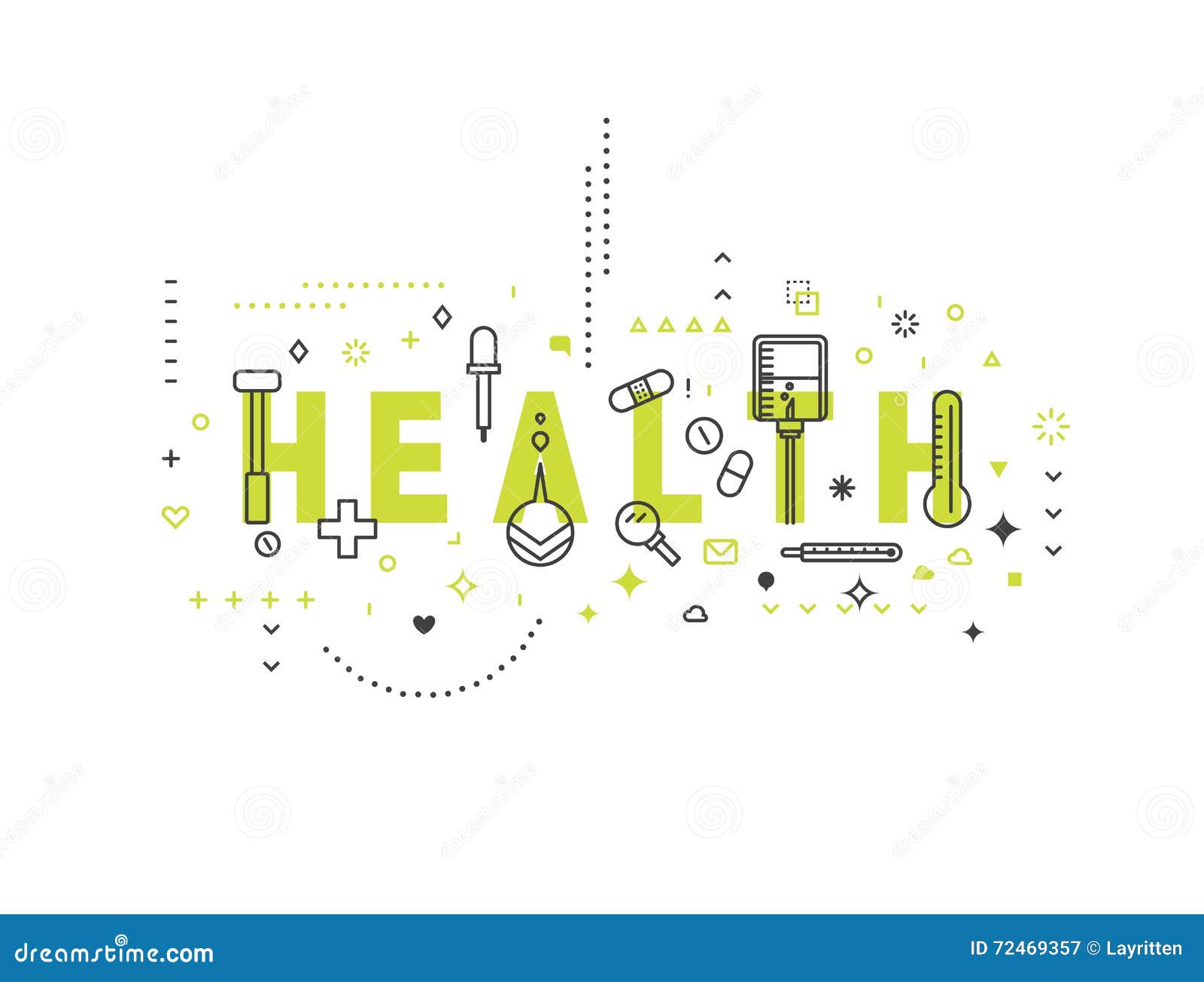 Medicine Concept Design Health Stock Vector - Illustration of care ...