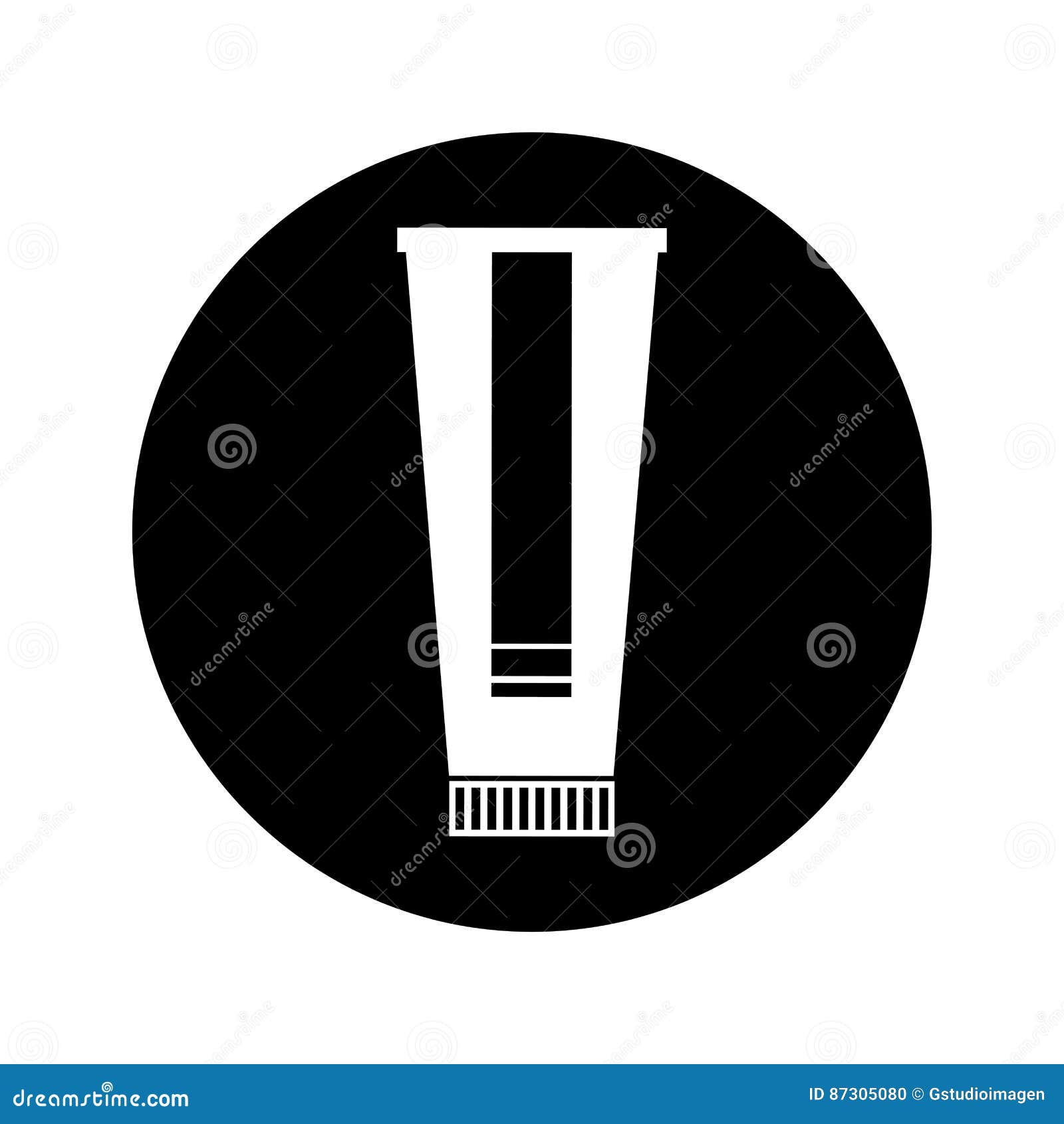 Medicine Cream Bottle Isolated Icon Stock Vector - Illustration of ...