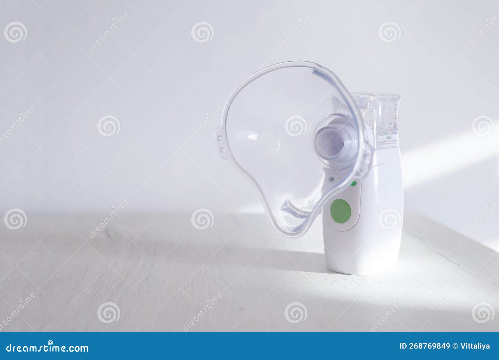 Medicine Device Portable Mesh Nebulizer, Copy Space Stock Image - Image ...
