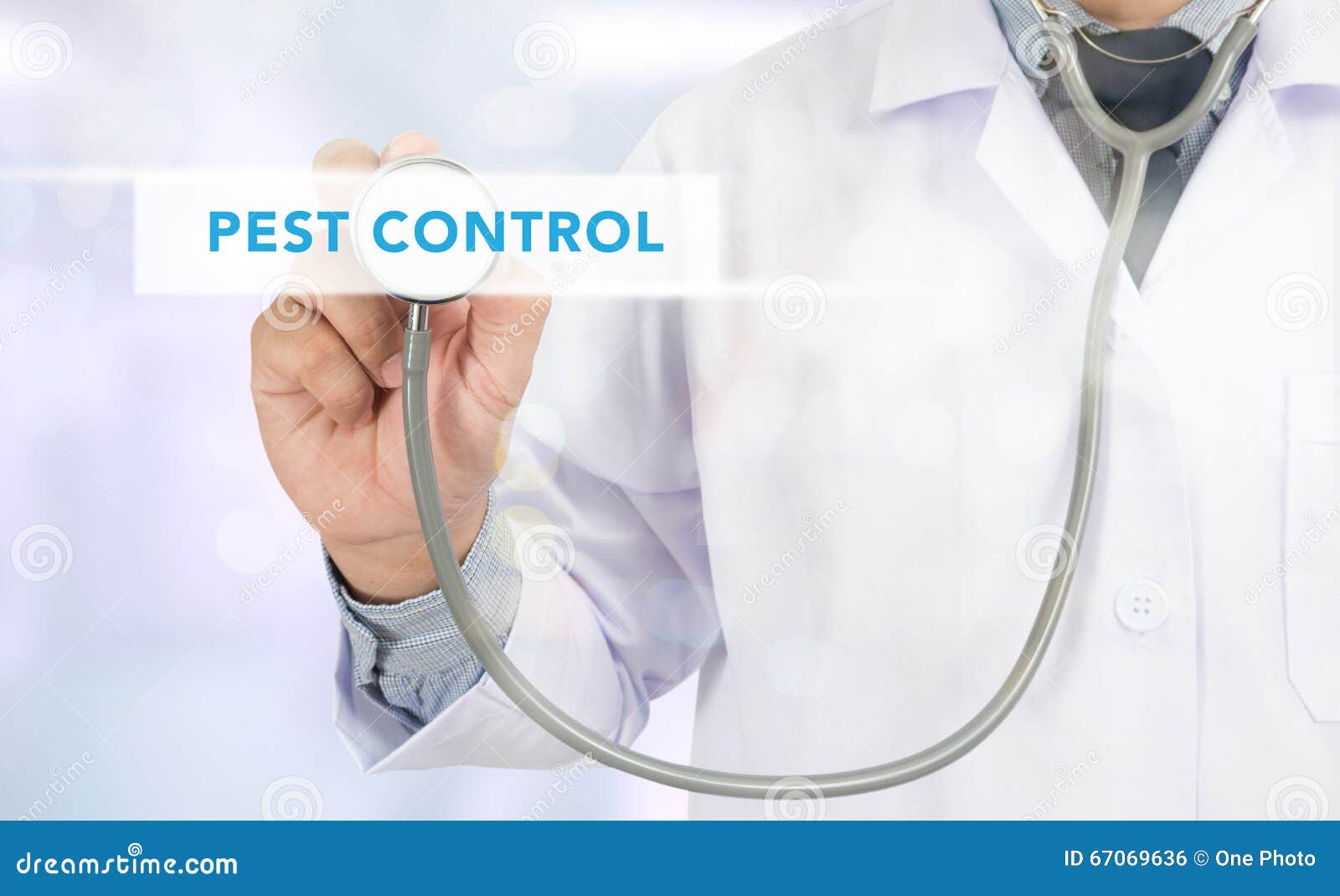 Medicine Doctor Hand Working, Pest Control Stock Photo - Image of ...
