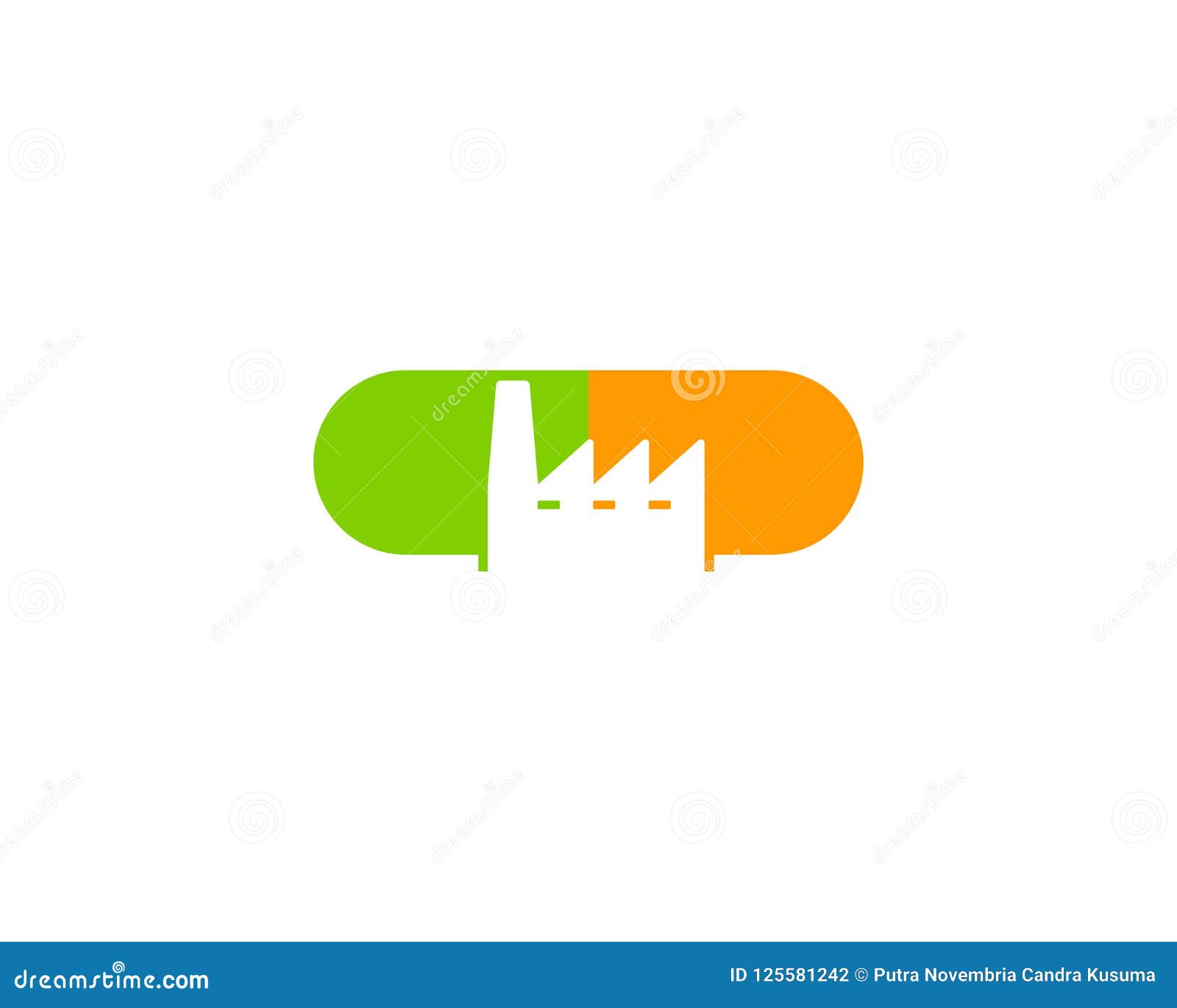 Medicine Factory Logo Icon Design Stock Vector - Illustration of ...