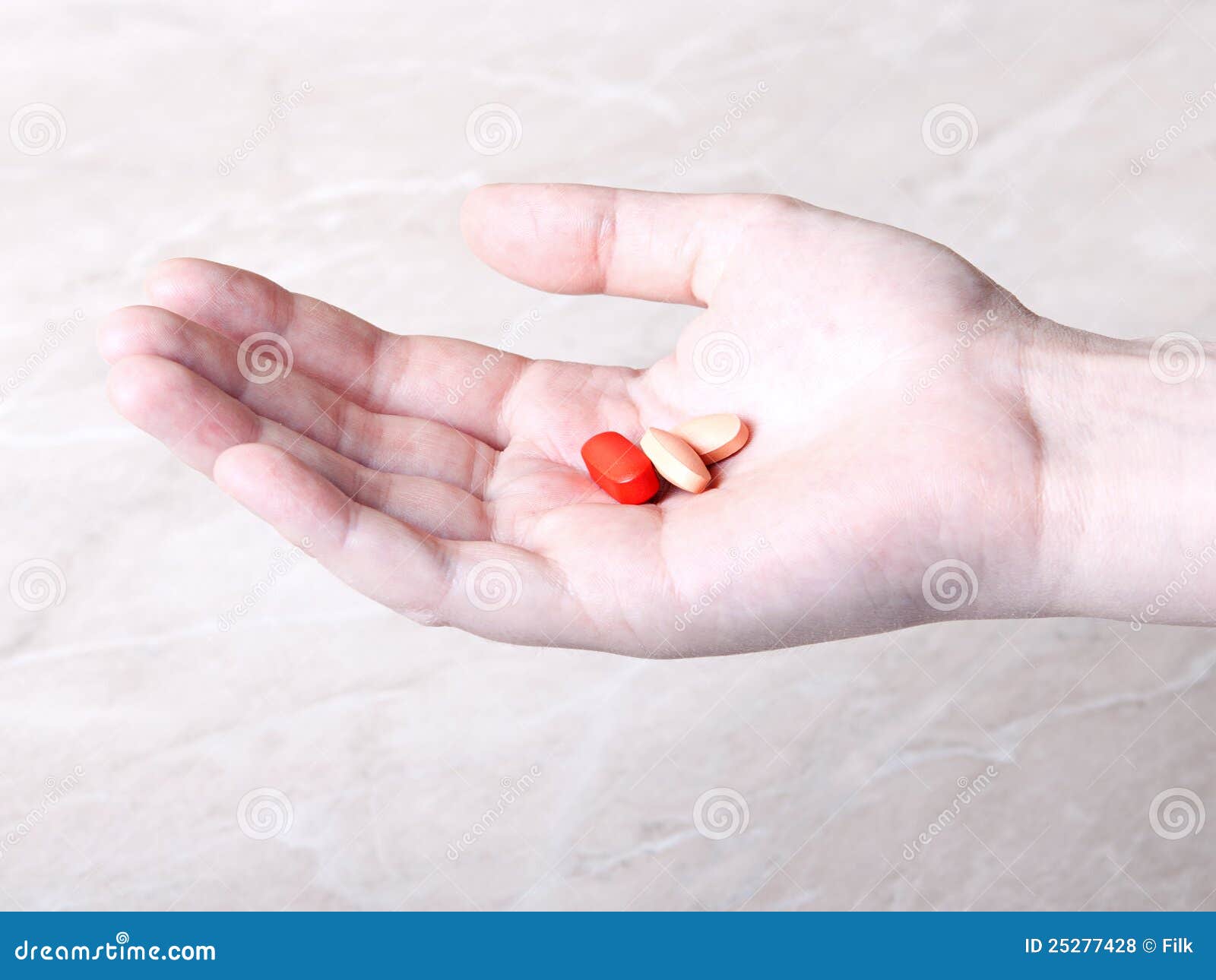 Medicine in a hand stock photo. Image of healthy, prescription - 25277428