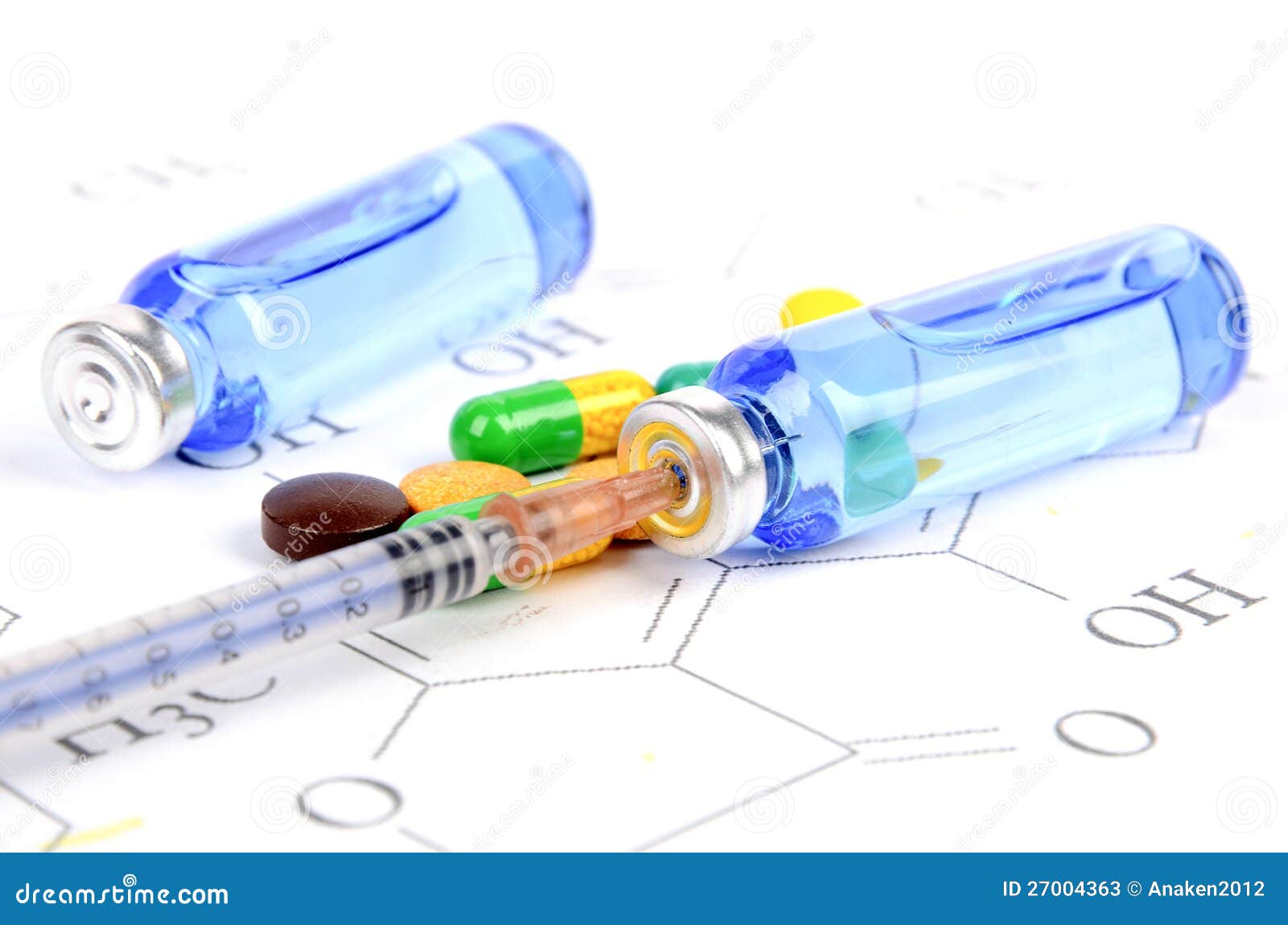 Medicine and Molecular Formula Stock Image - Image of blue, equipment ...
