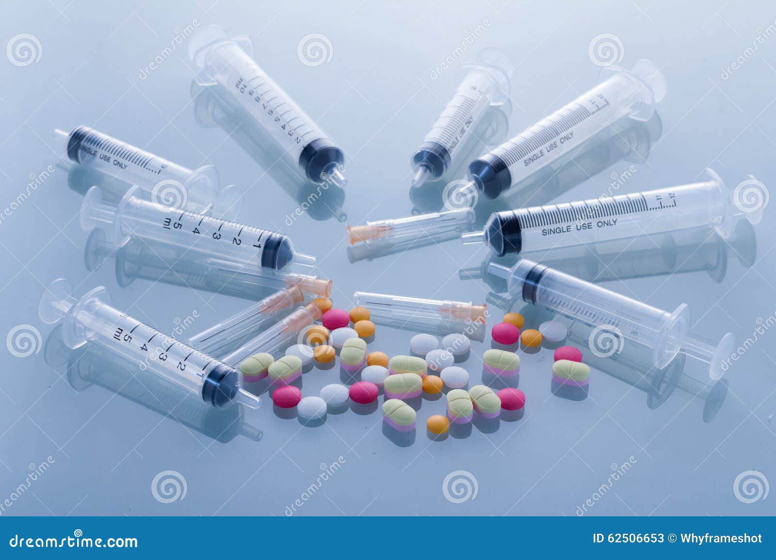 Medicine Pill with Injection. Stock Image - Image of heap, pharmacy ...