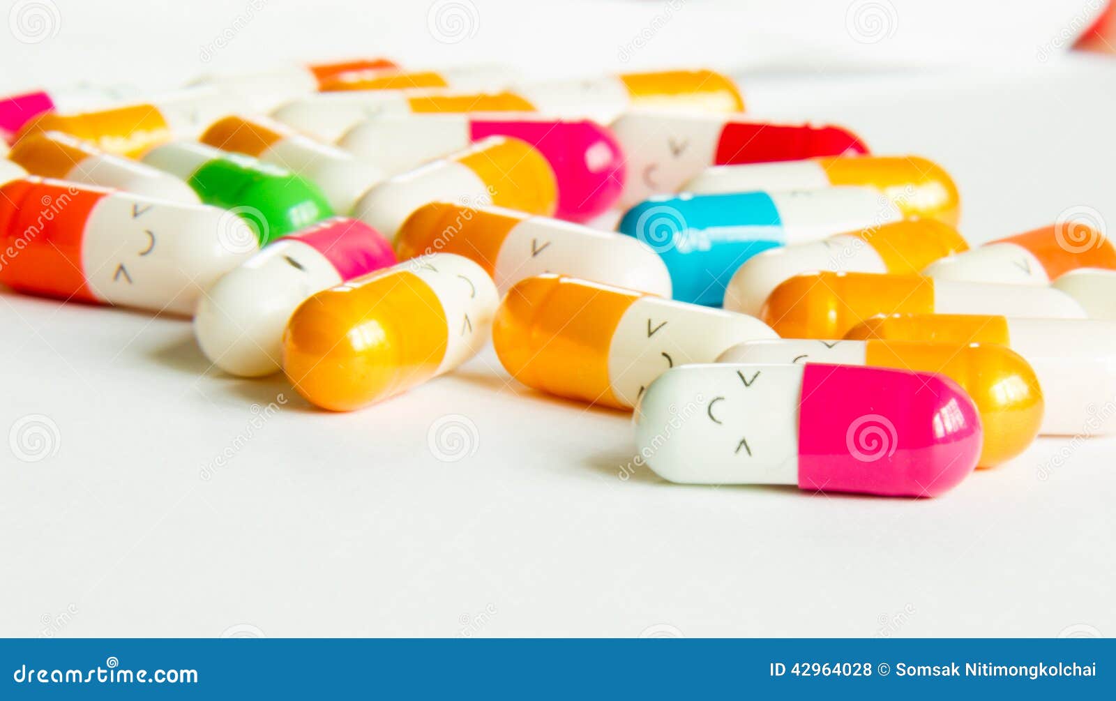 Medicine Smile Capsule on Floor Stock Photo - Image of medicine ...