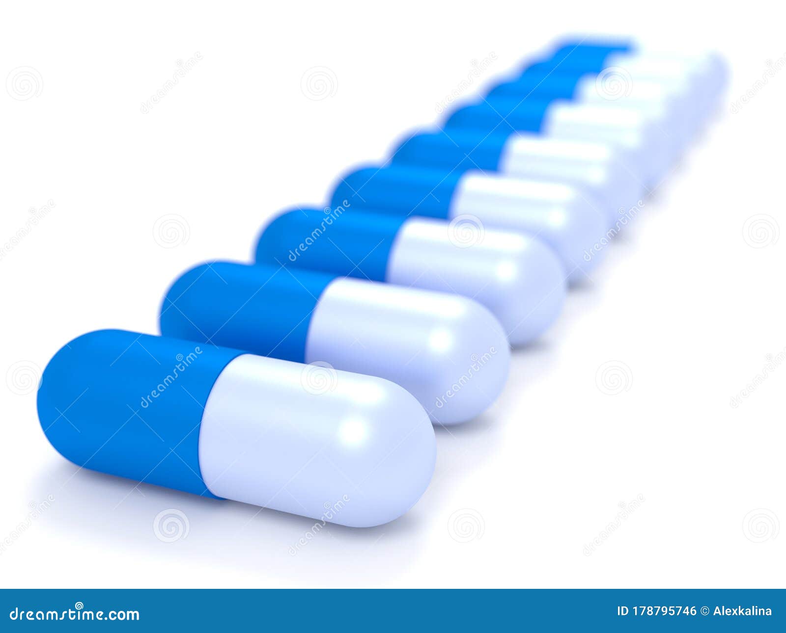 Medicine. Some Capsule Pills Isolated on White Stock Illustration ...