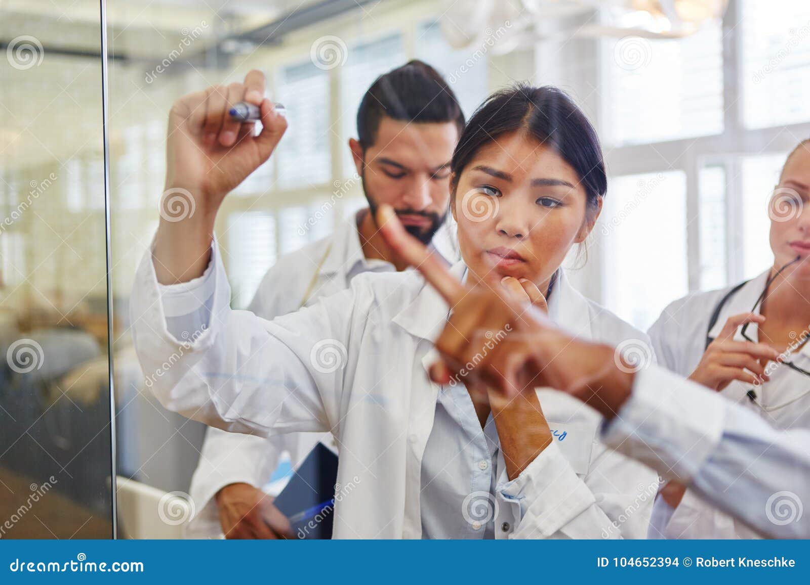 Medicine Students Learning in Study Group Stock Photo - Image of ...