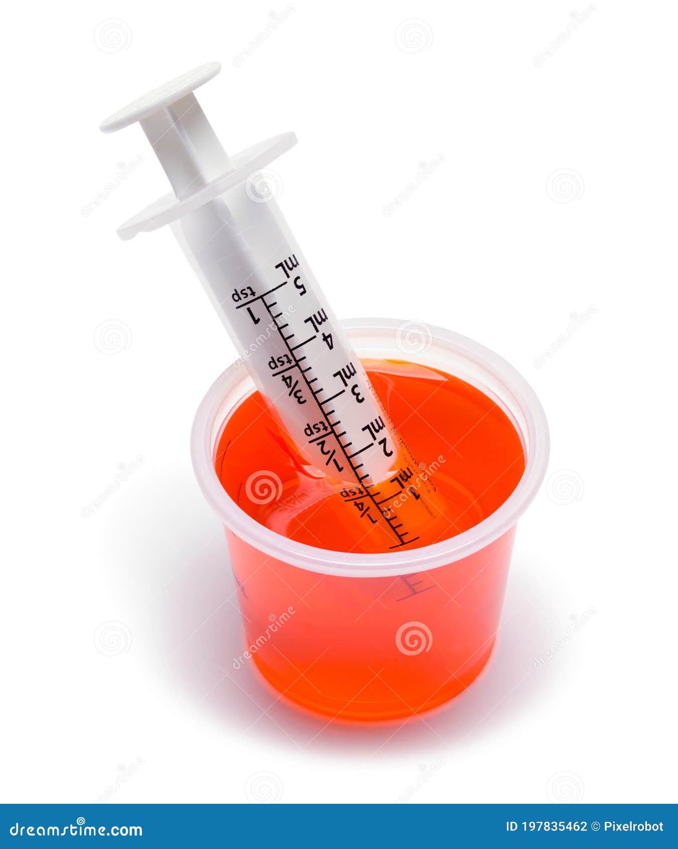 Medicine with Syringe stock photo. Image of remedy, oral - 197835462