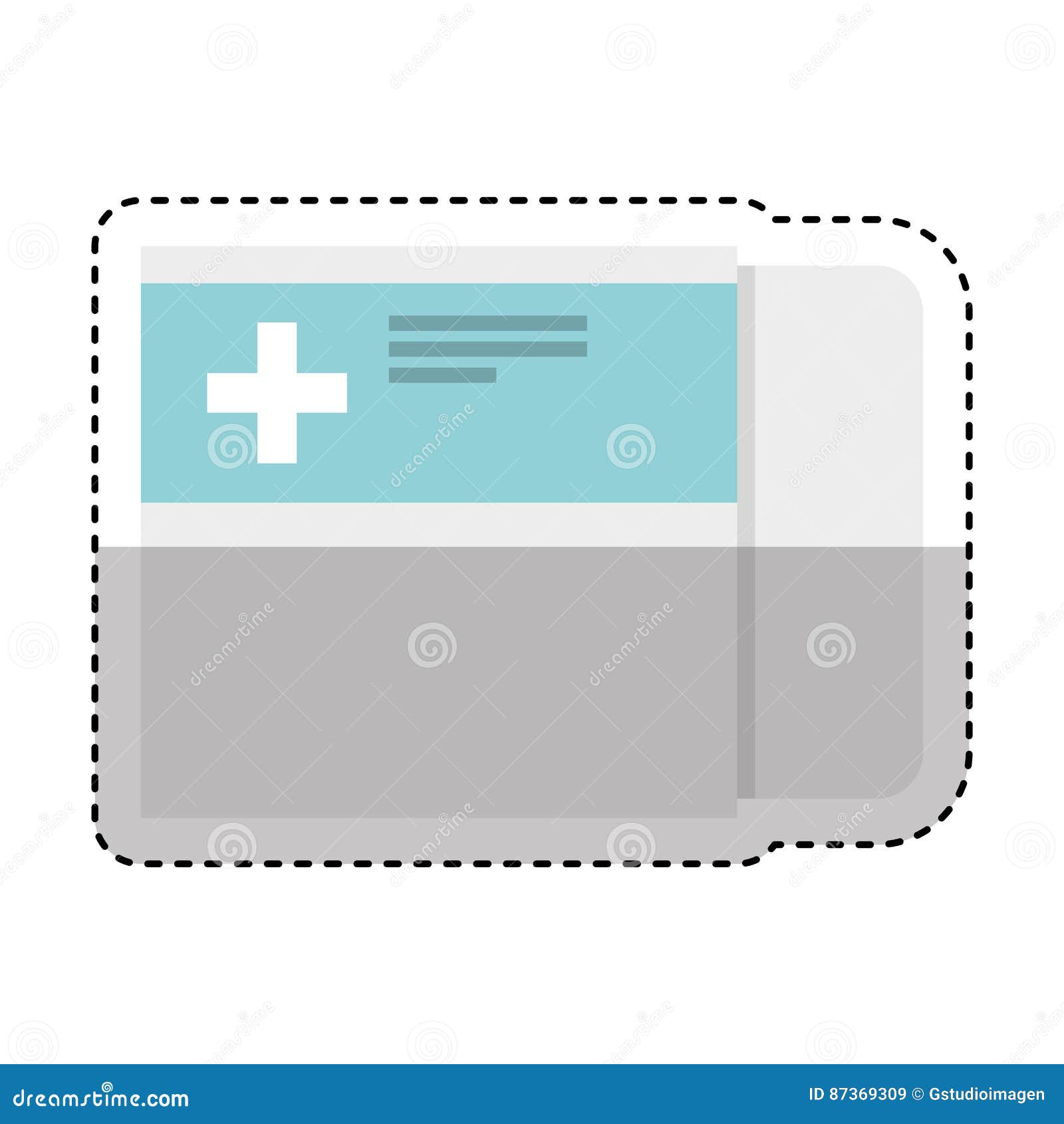 Medicine tab isolated icon stock vector. Illustration of packaging ...