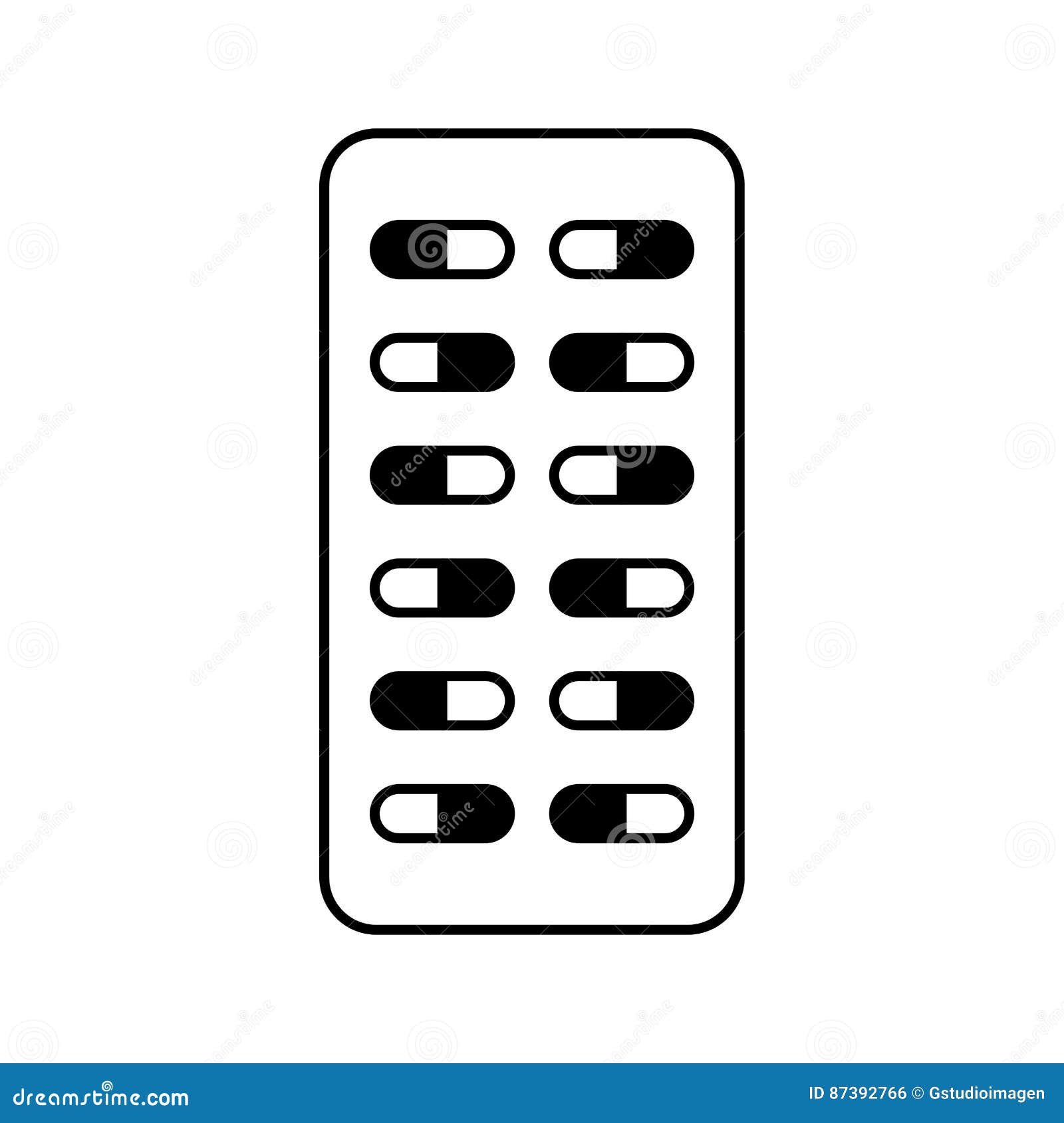 Medicine tab isolated icon stock vector. Illustration of health - 87392766