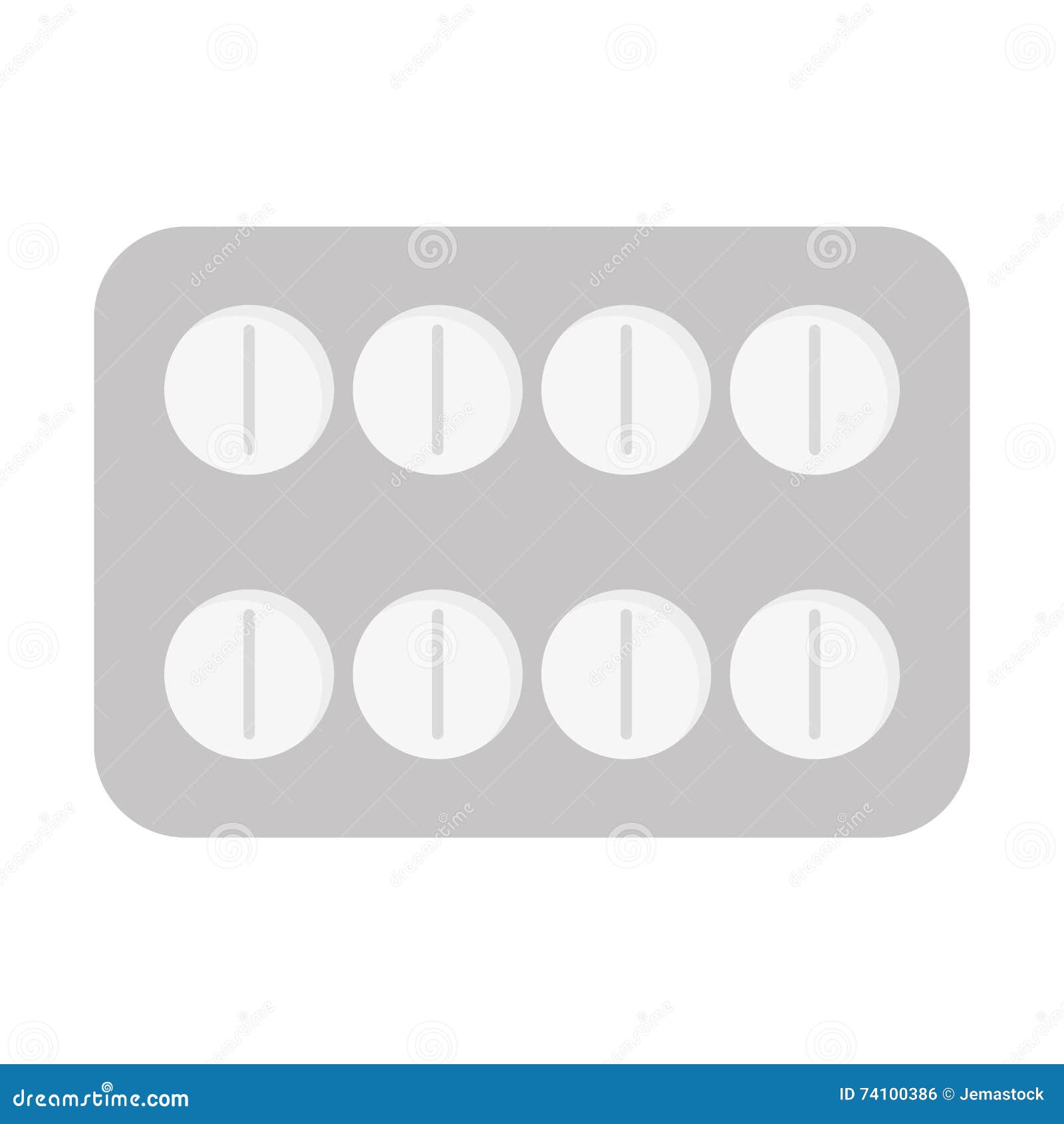 Medicine tablet pack icon stock illustration. Illustration of capsule ...