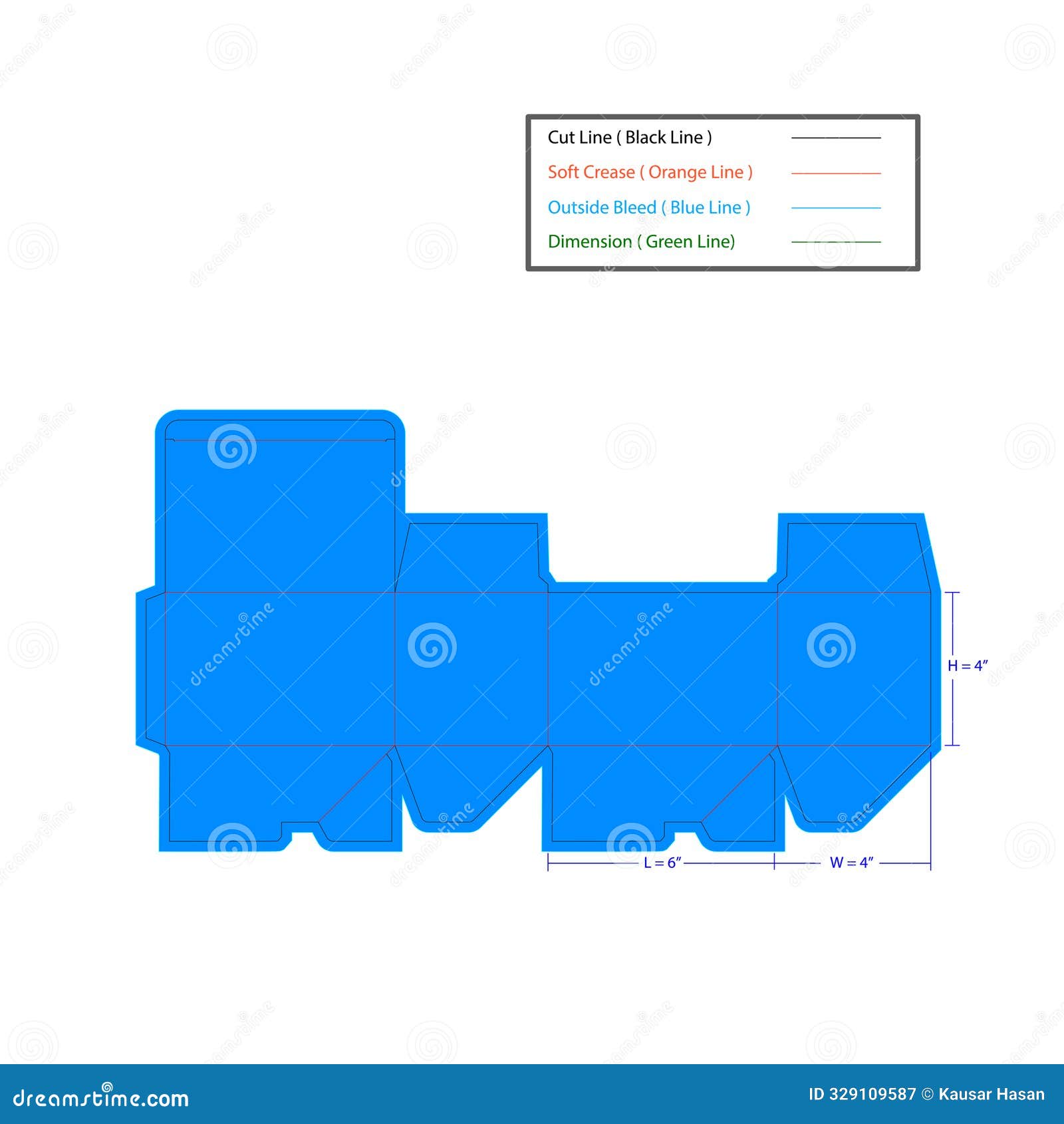 Medicine Tablets Box Dieline Template, Vector Design Stock Vector ...