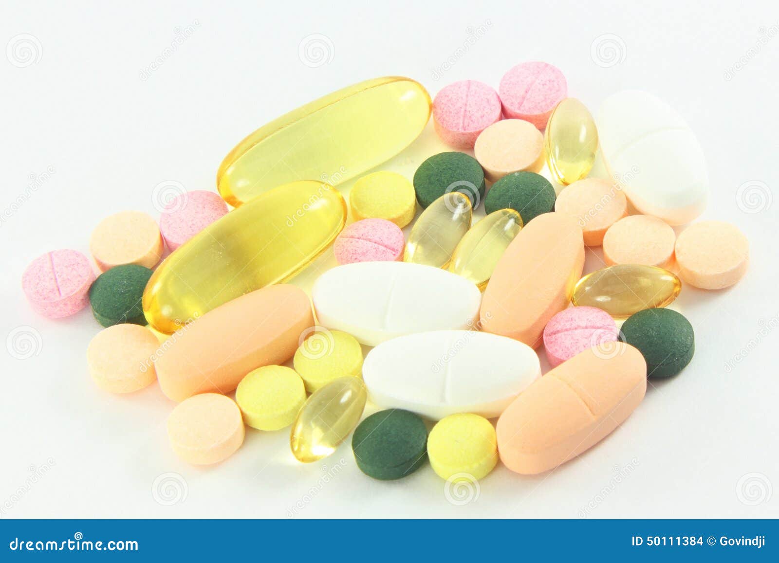 Medicine in Various Color and Various Shape Stock Photo - Image of pain ...