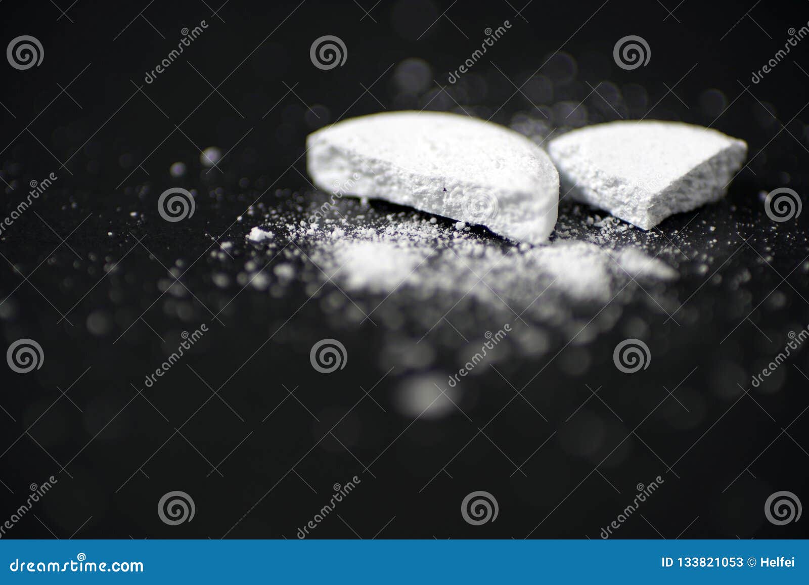 Medicine in Various Forms, As Tablets, Powder or Liquid Stock Image ...