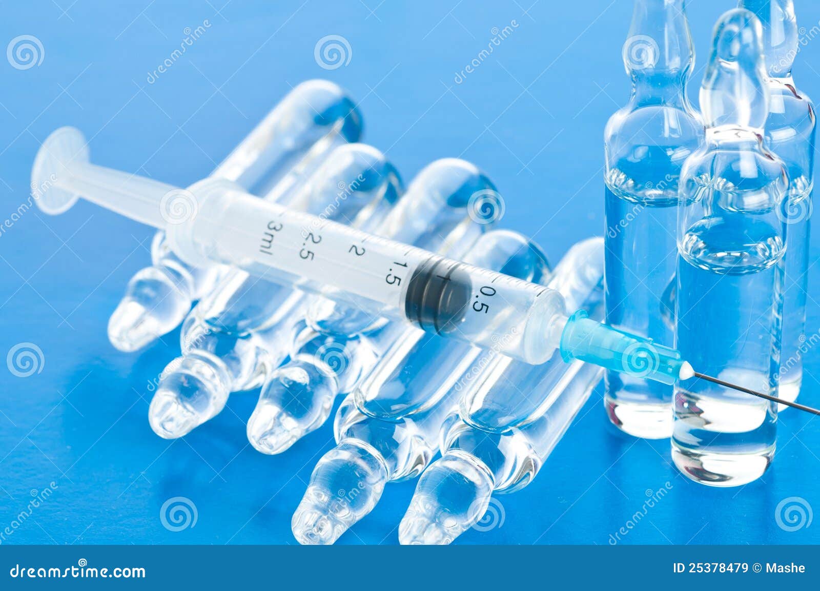 Medicine vials and syringe stock image. Image of addiction - 25378479