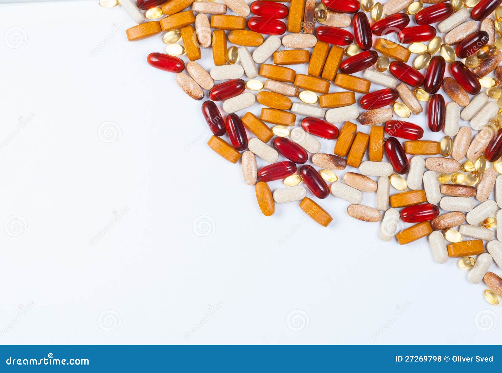 Medicine on White Background Stock Photo - Image of pain, aspirin: 27269798