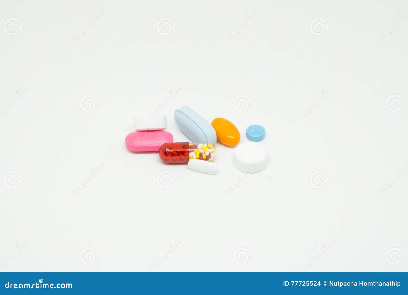 Medicine on White Background. Stock Photo - Image of backdrop, disease ...