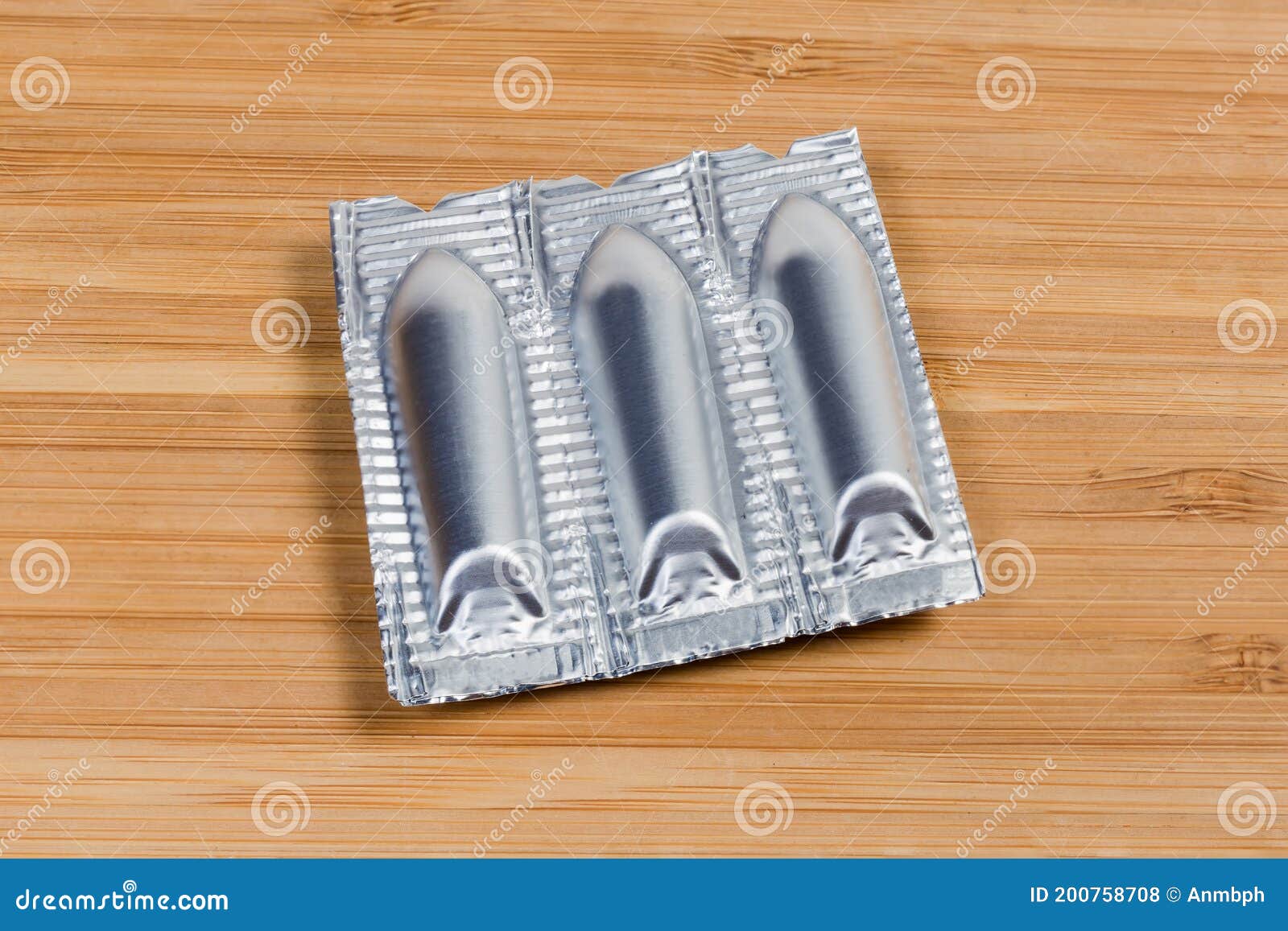 Medicines in the Form of Suppositories on the Wooden Surface Stock ...