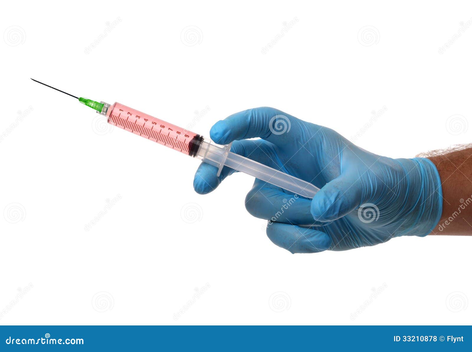 Medico con la siringa fotografia stock. Immagine di cura - 33210878