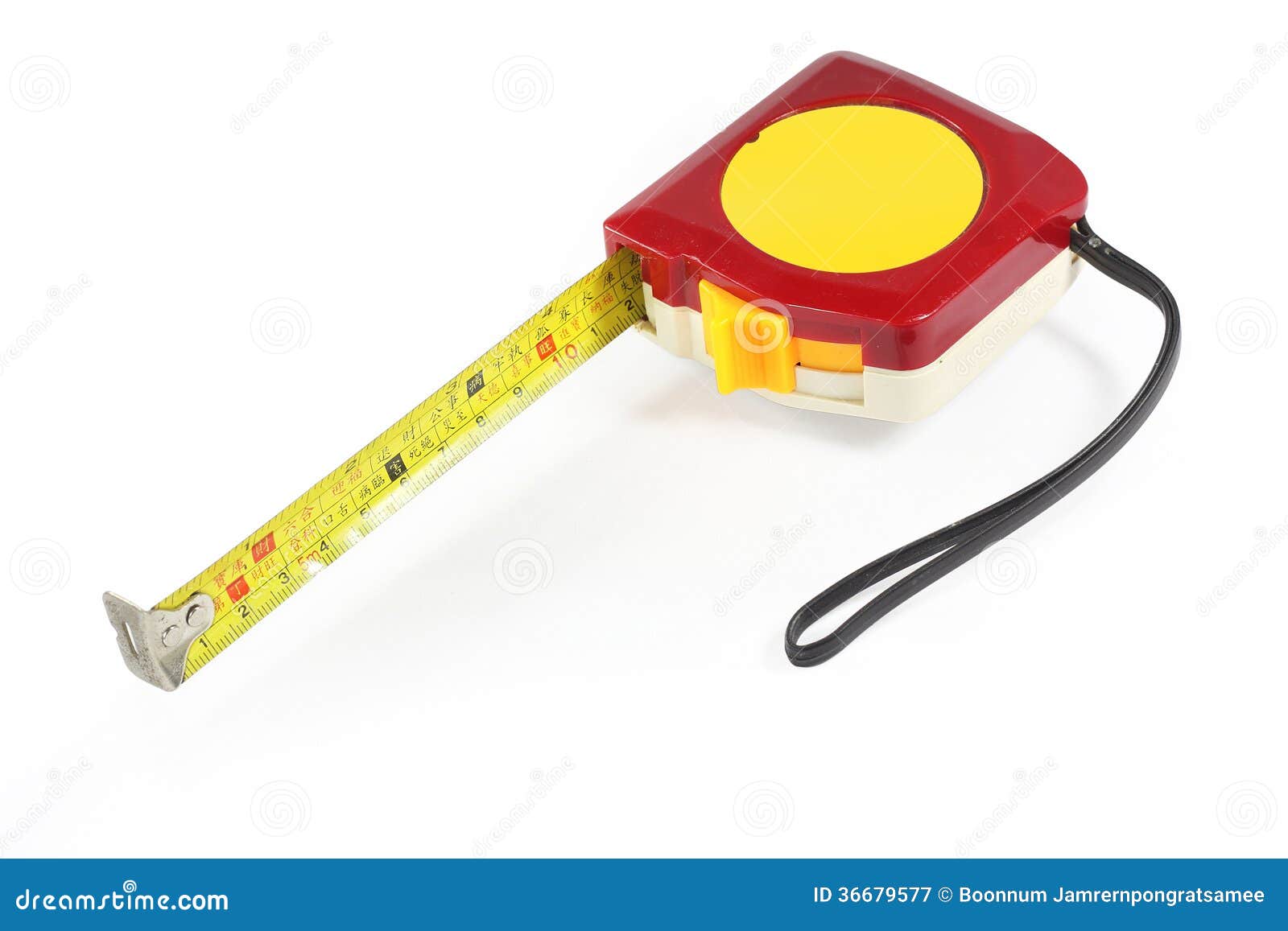 Medida de Feng Shui Tape imagen de archivo. Imagen de regla - 36679577