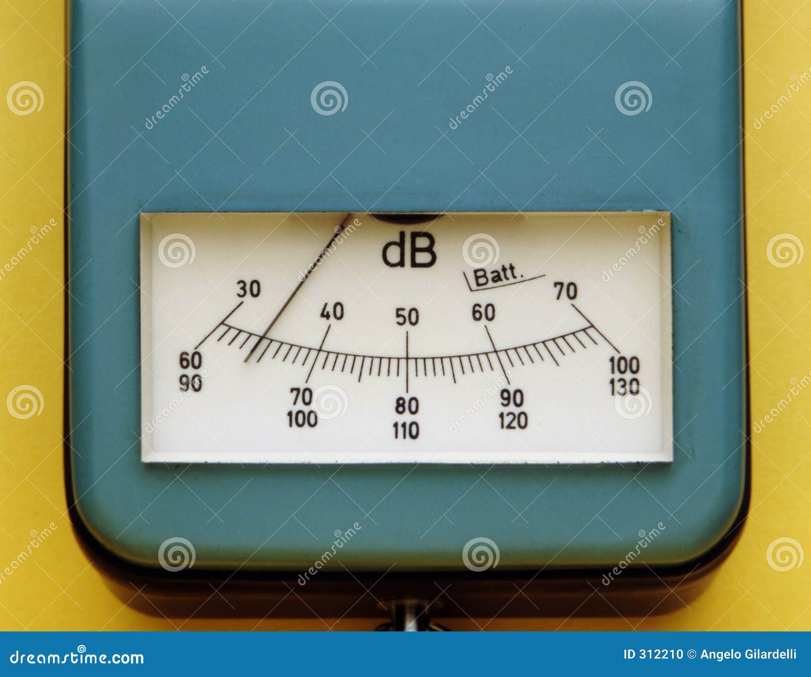 Medida del decibelio foto de archivo. Imagen de nivel, tranquilidad ...
