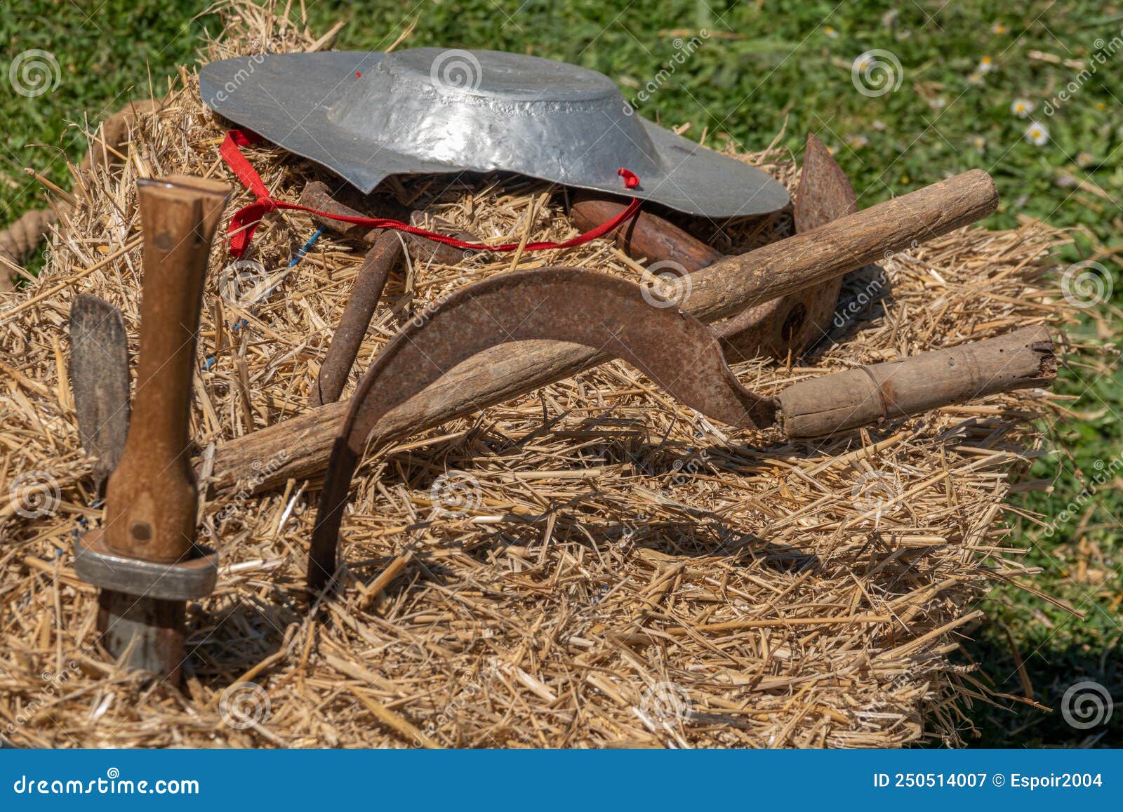 Medieval Agricultural Tools Stock Image - Image of work, vintage: 250514007