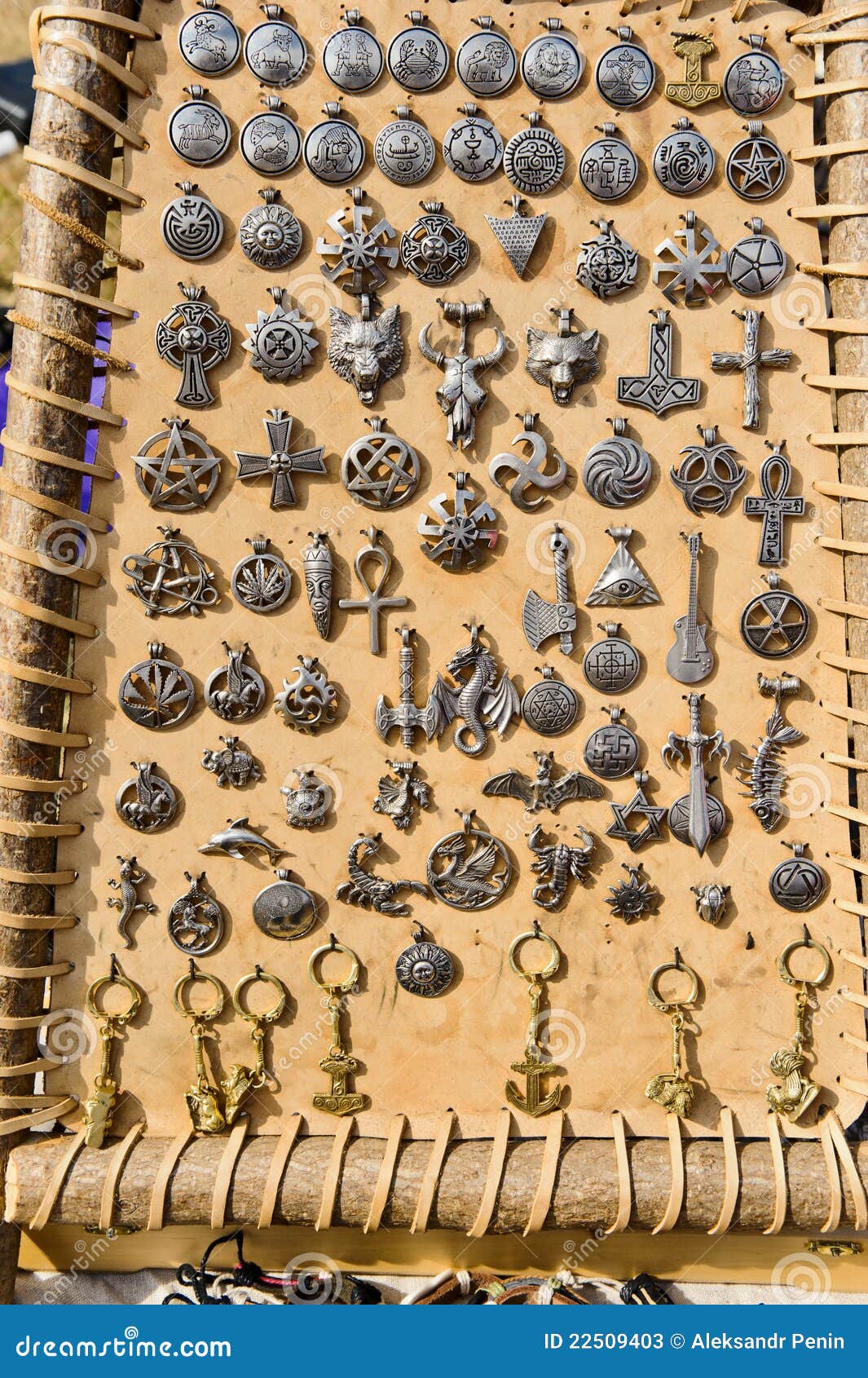 Medieval amulet editorial stock photo. Image of brass - 22509403