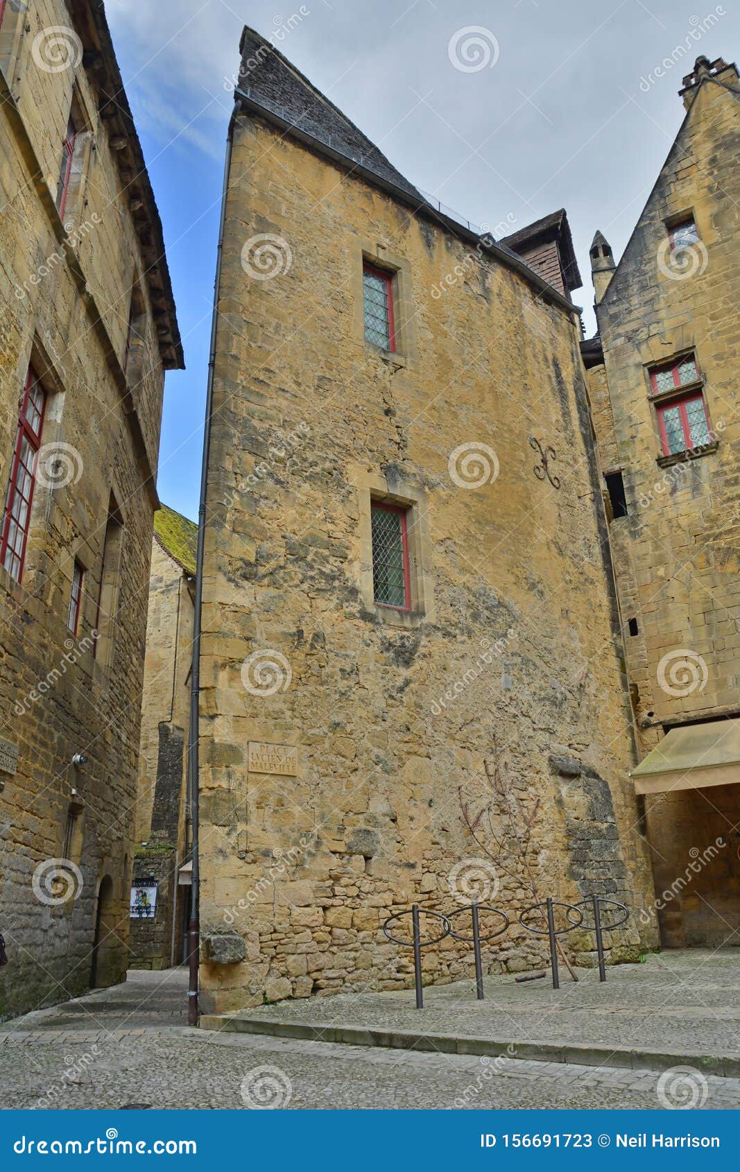 Medieval Angle House stock image. Image of glass, golden - 156691723