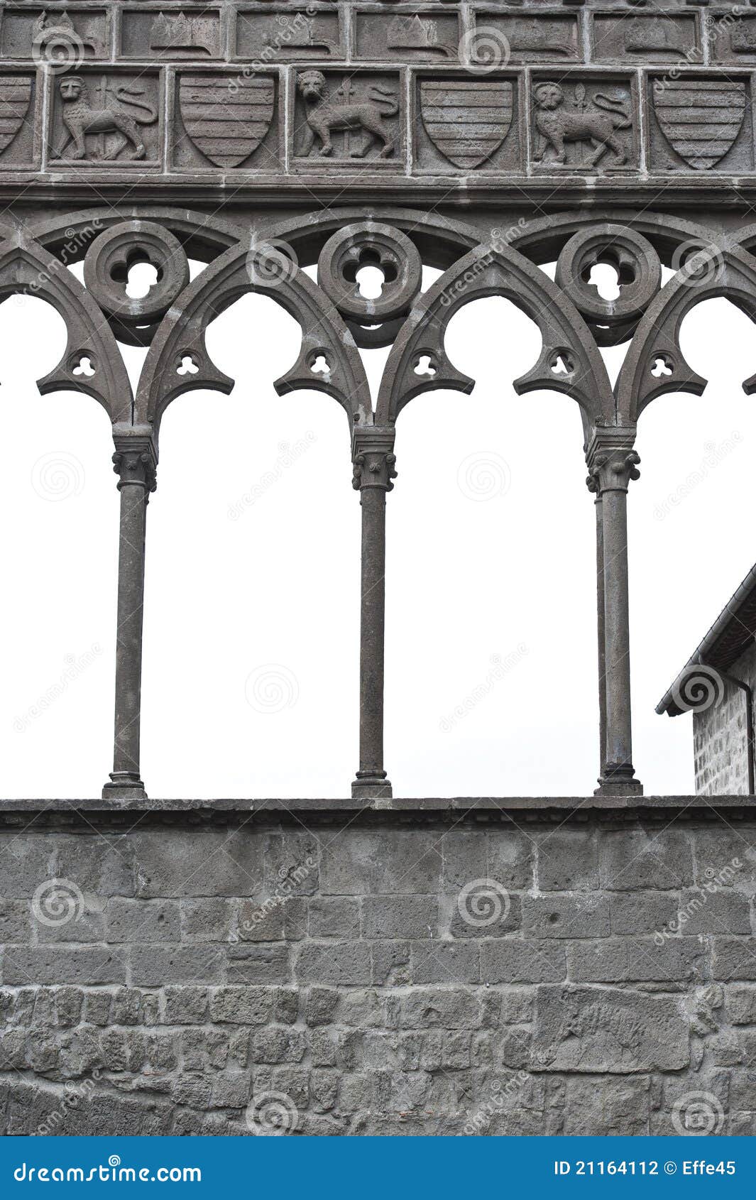 Medieval arch stock photo. Image of europe, famous, sidewalk - 21164112