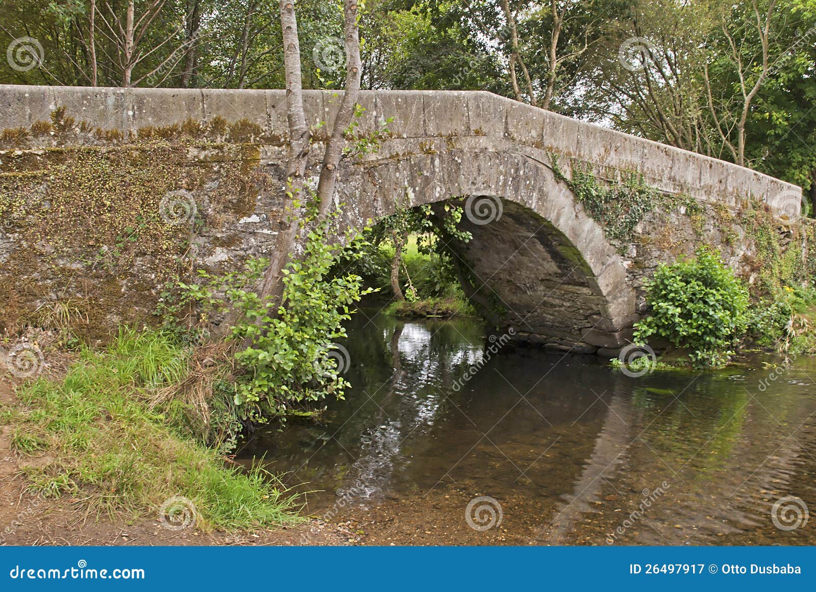 Medieval Arch Stone Bridge in Spain Stock Image - Image of river ...