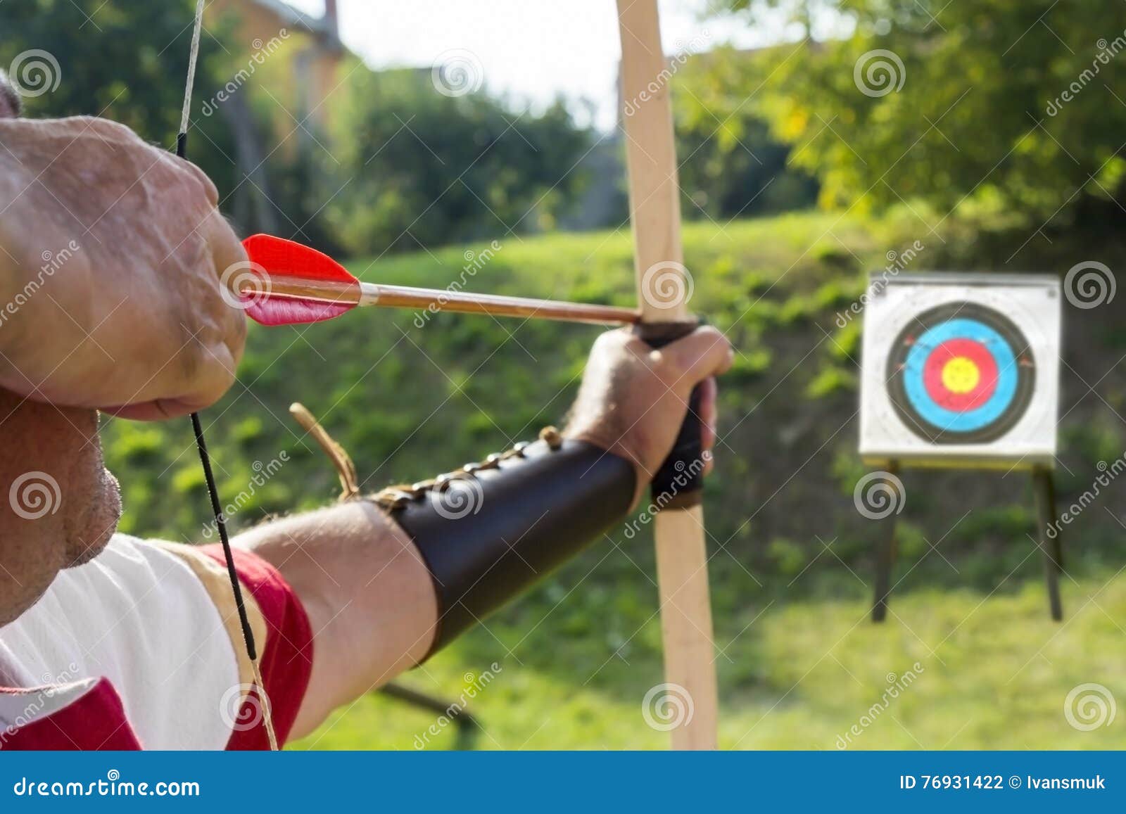 Medieval Archer With A Bow And Arrows Royalty-Free Stock Photography ...